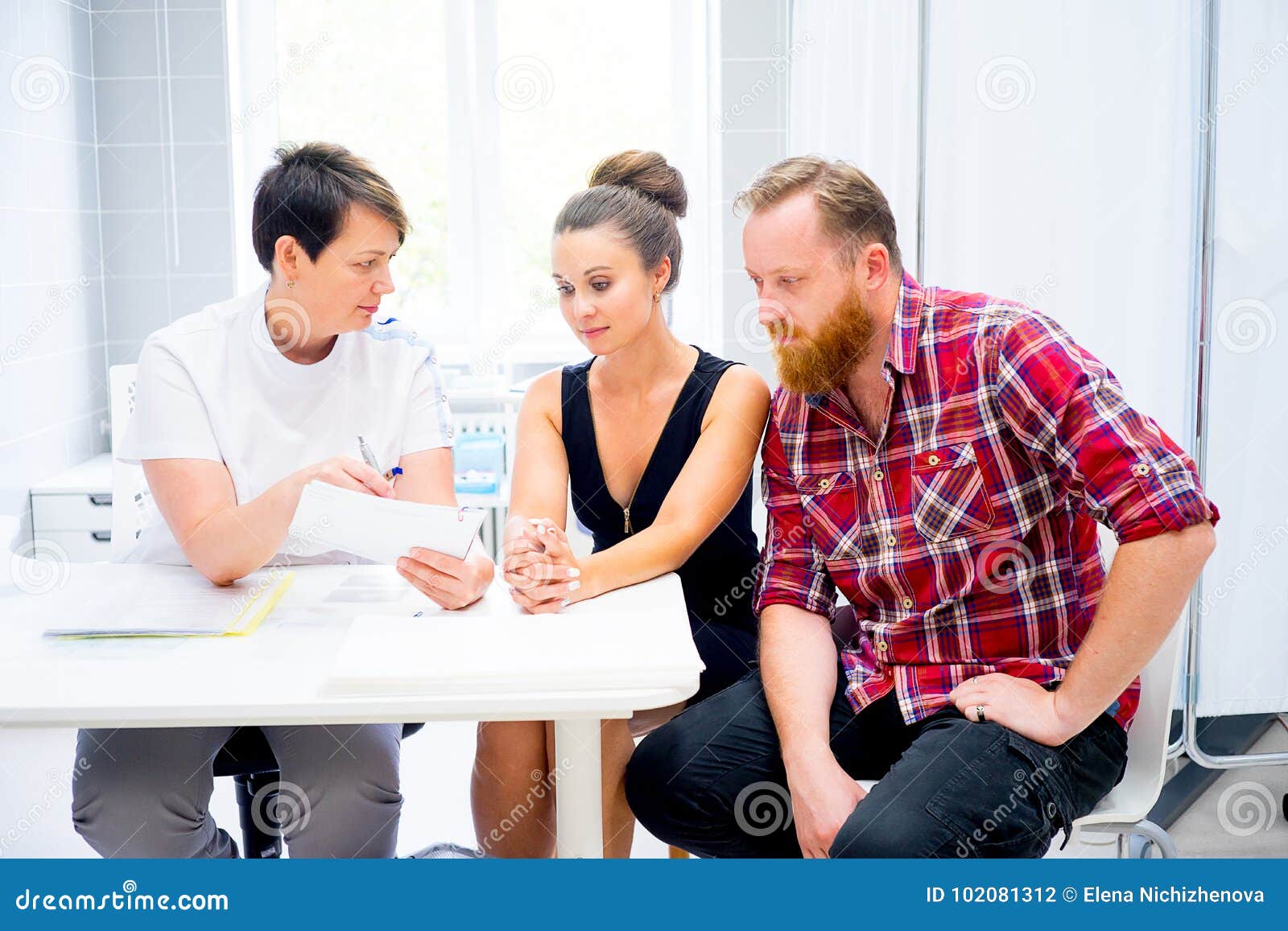 People on Docor Appointment Stock Photo - Image of occupation ...