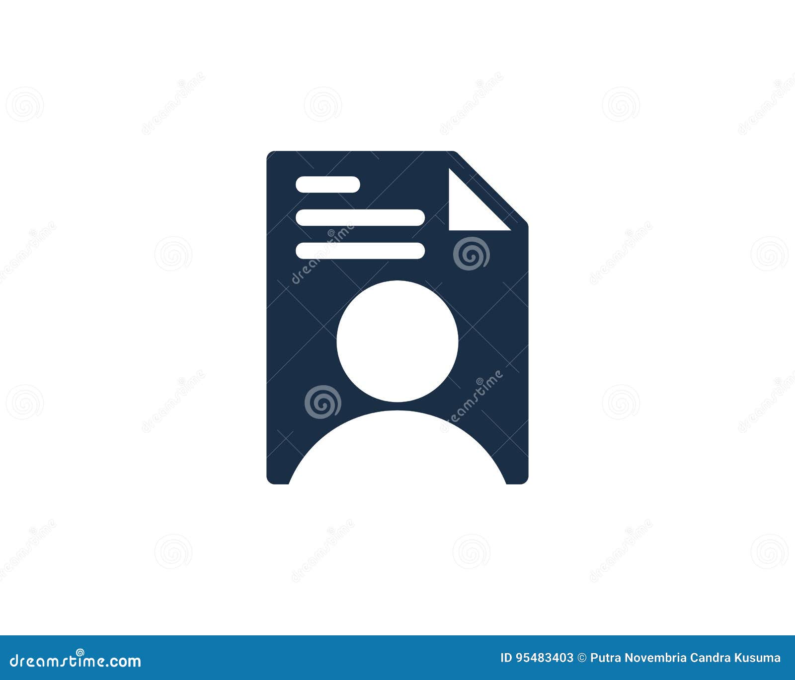 People Document Icon Logo Design Element Stock Vector - Illustration of ...