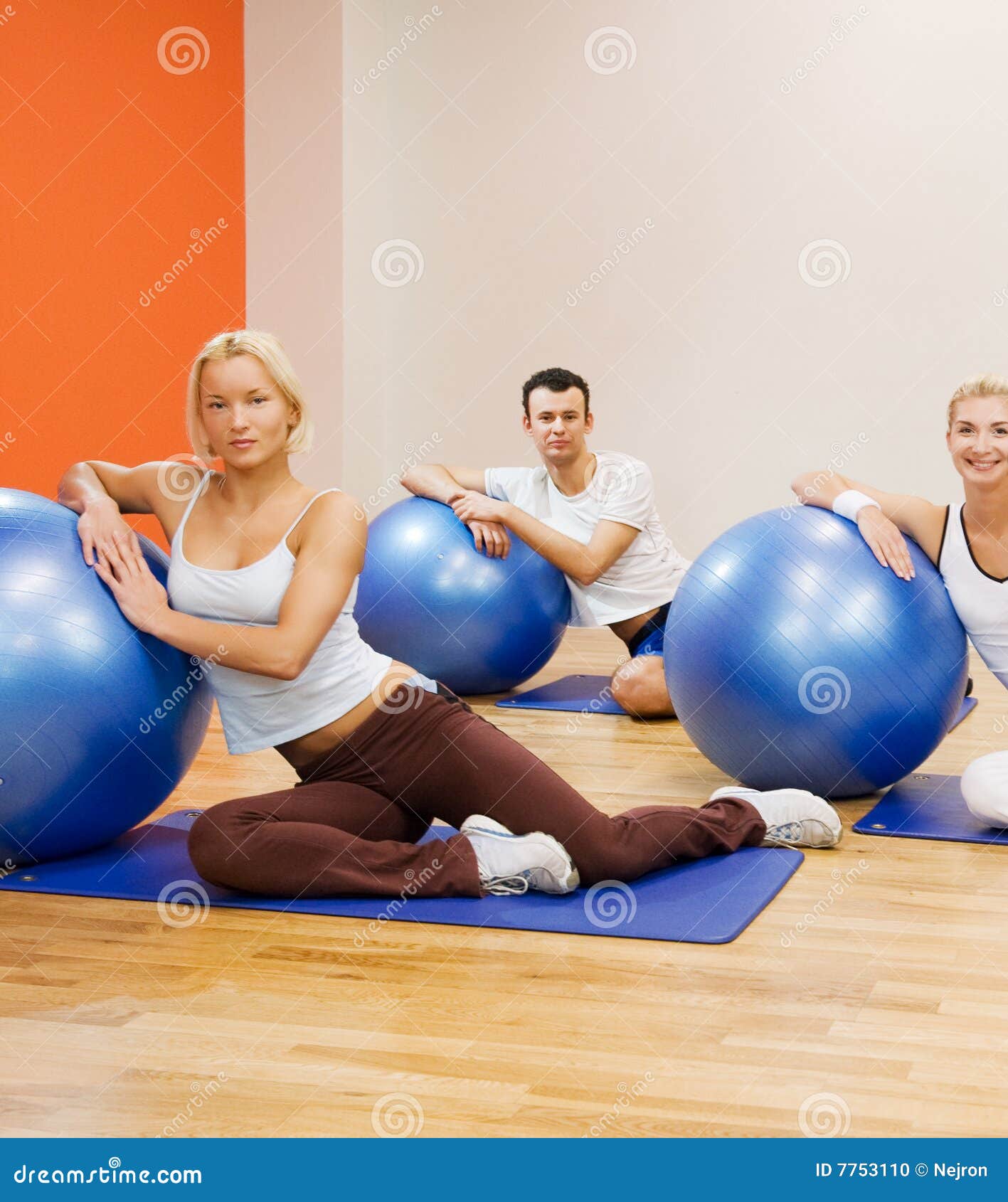 People Doing Fitness Exercise Stock Photo - Image of diet, life: 7753110