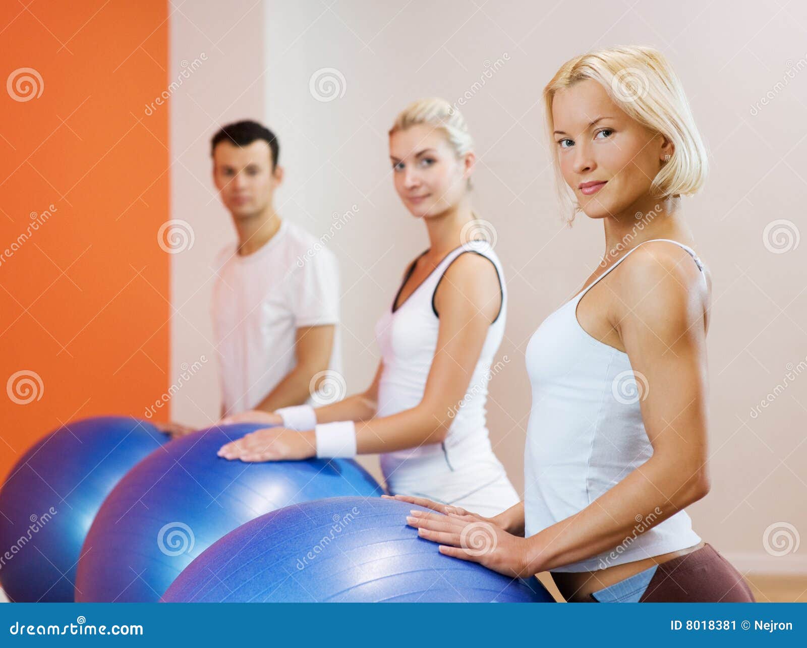People Doing Fitness Exercise Stock Image - Image of healthy, aerobics ...