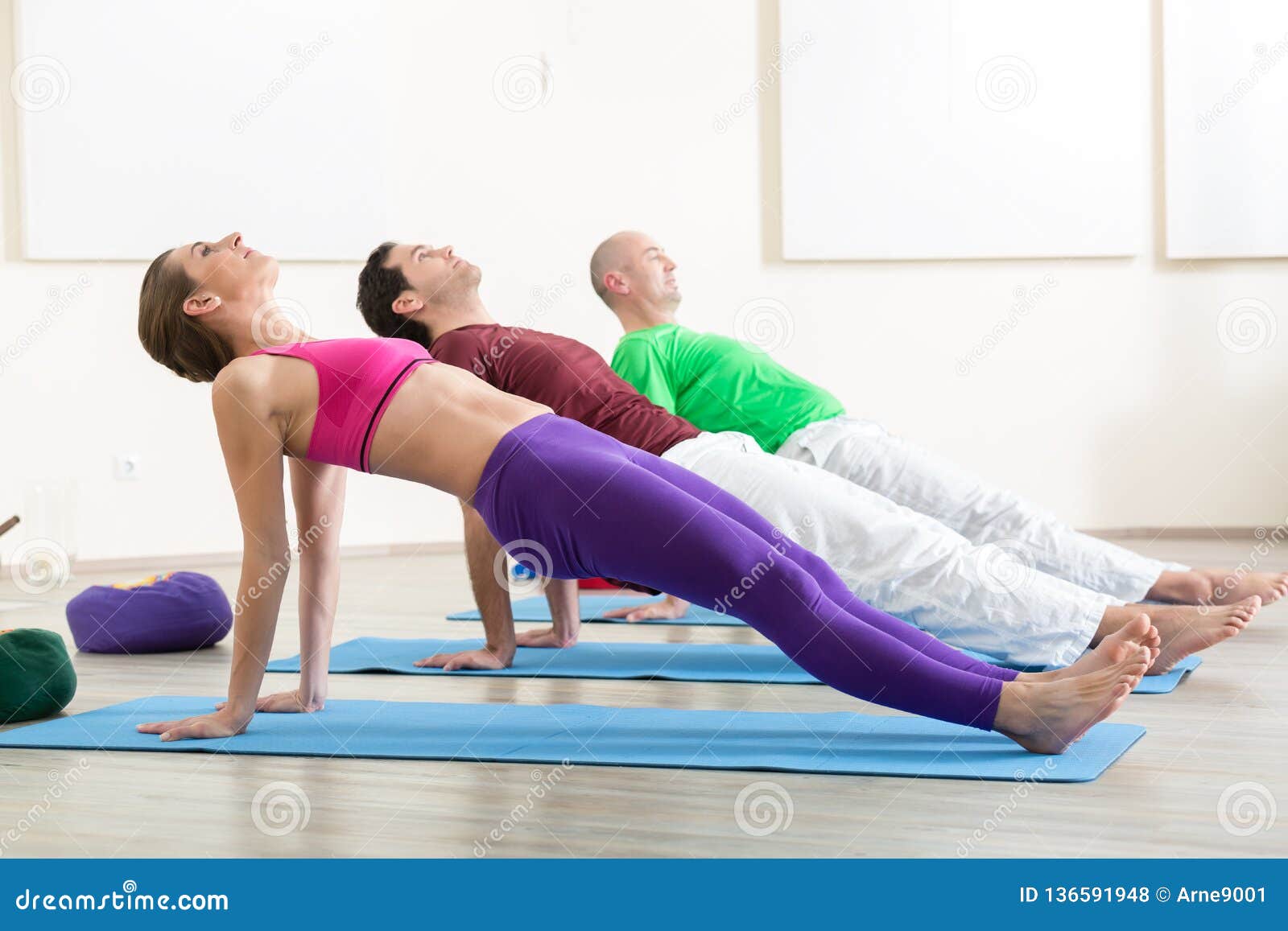 People Doing Stretching Exercising Stock Photo - Image of health, human ...