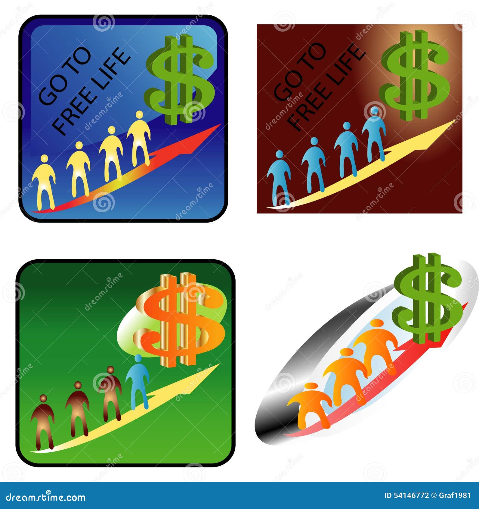 People dollar sign stock vector. Illustration of green - 54146772