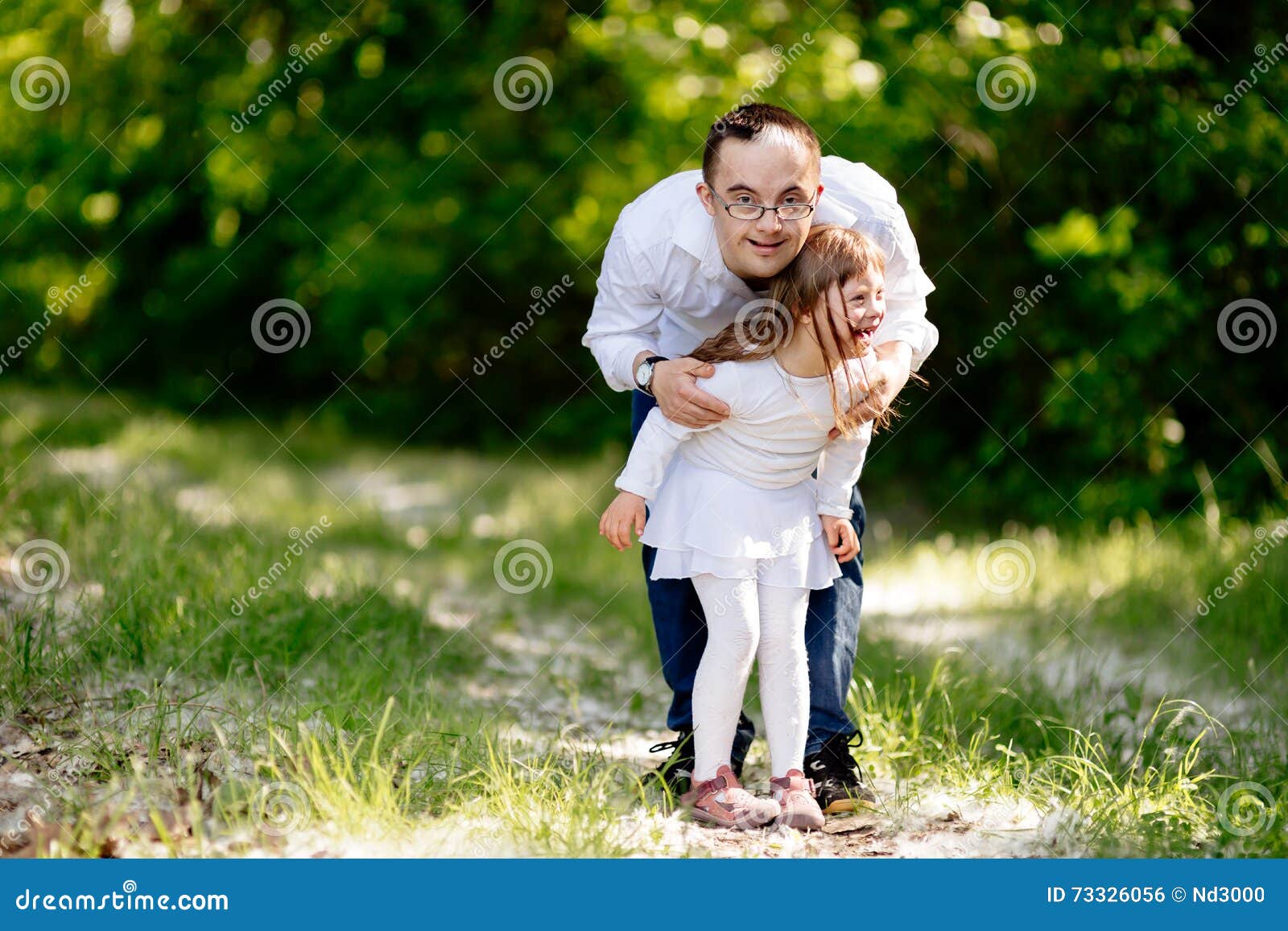 People with Down Sydrome are Equally Happy Stock Photo - Image of ...