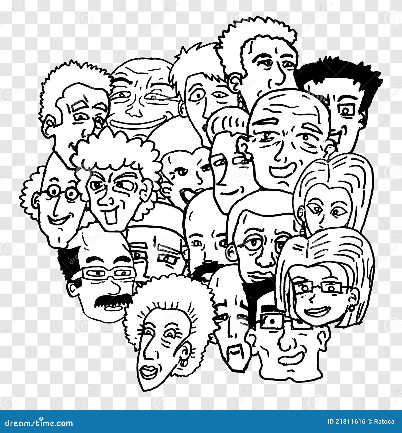 People draw stock vector. Illustration of artistic, home - 21811616