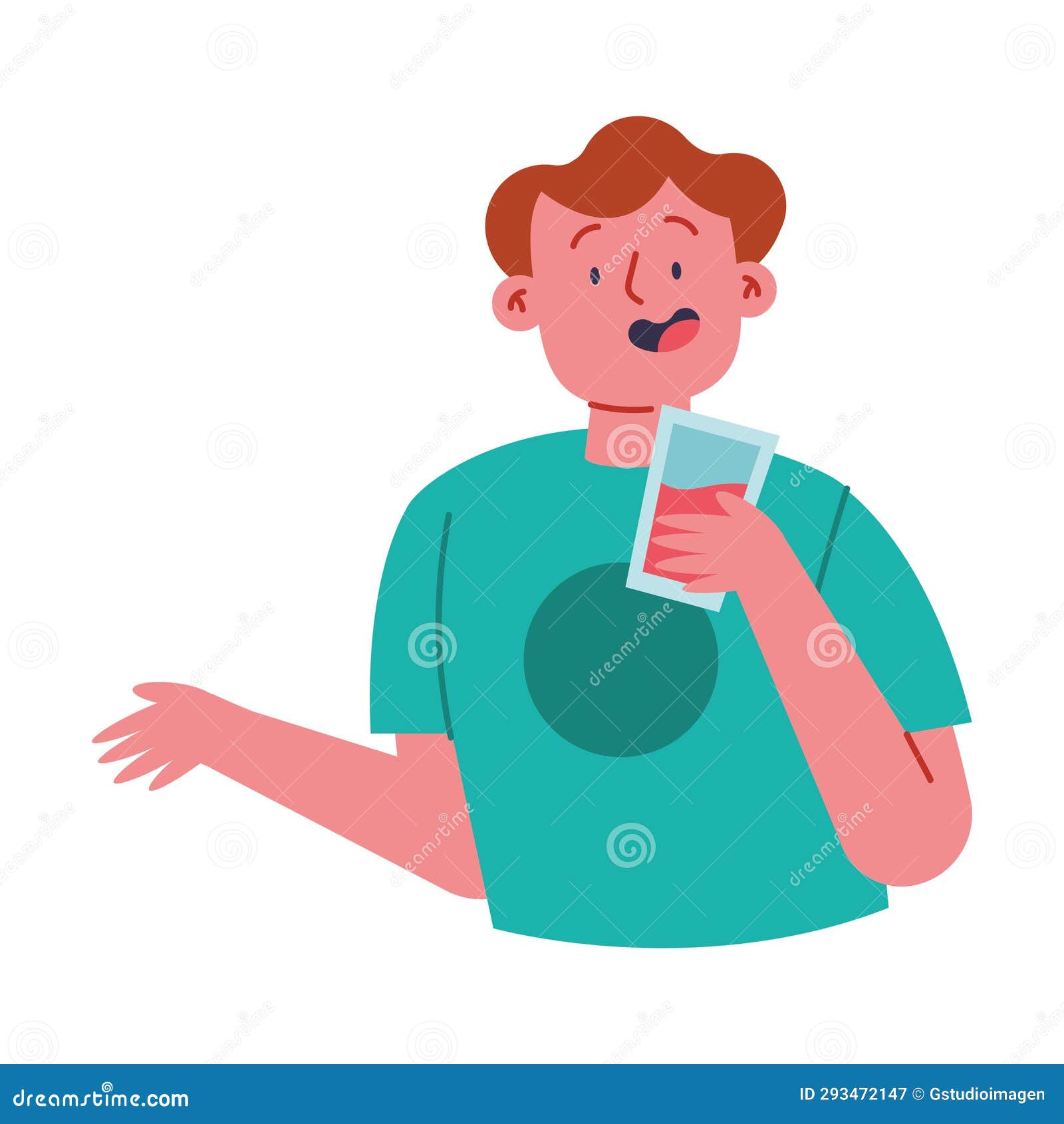 People Drinking Illustration Stock Vector - Illustration of lifestyle ...