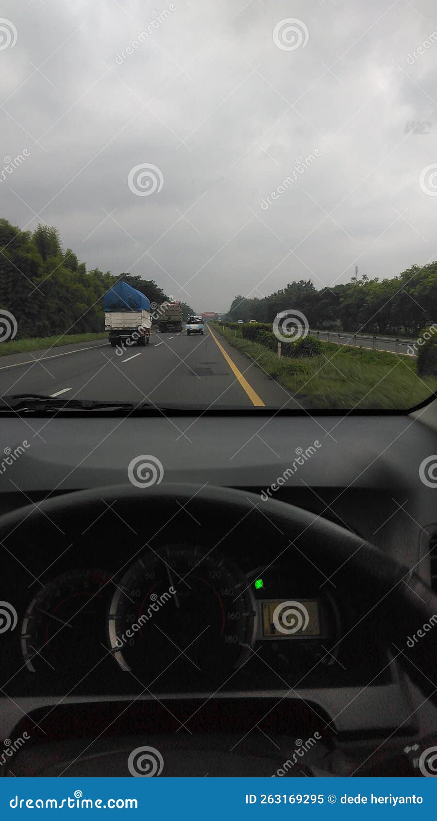 People Drive in Car in Indonesia Traffic Info Stock Image - Image of ...