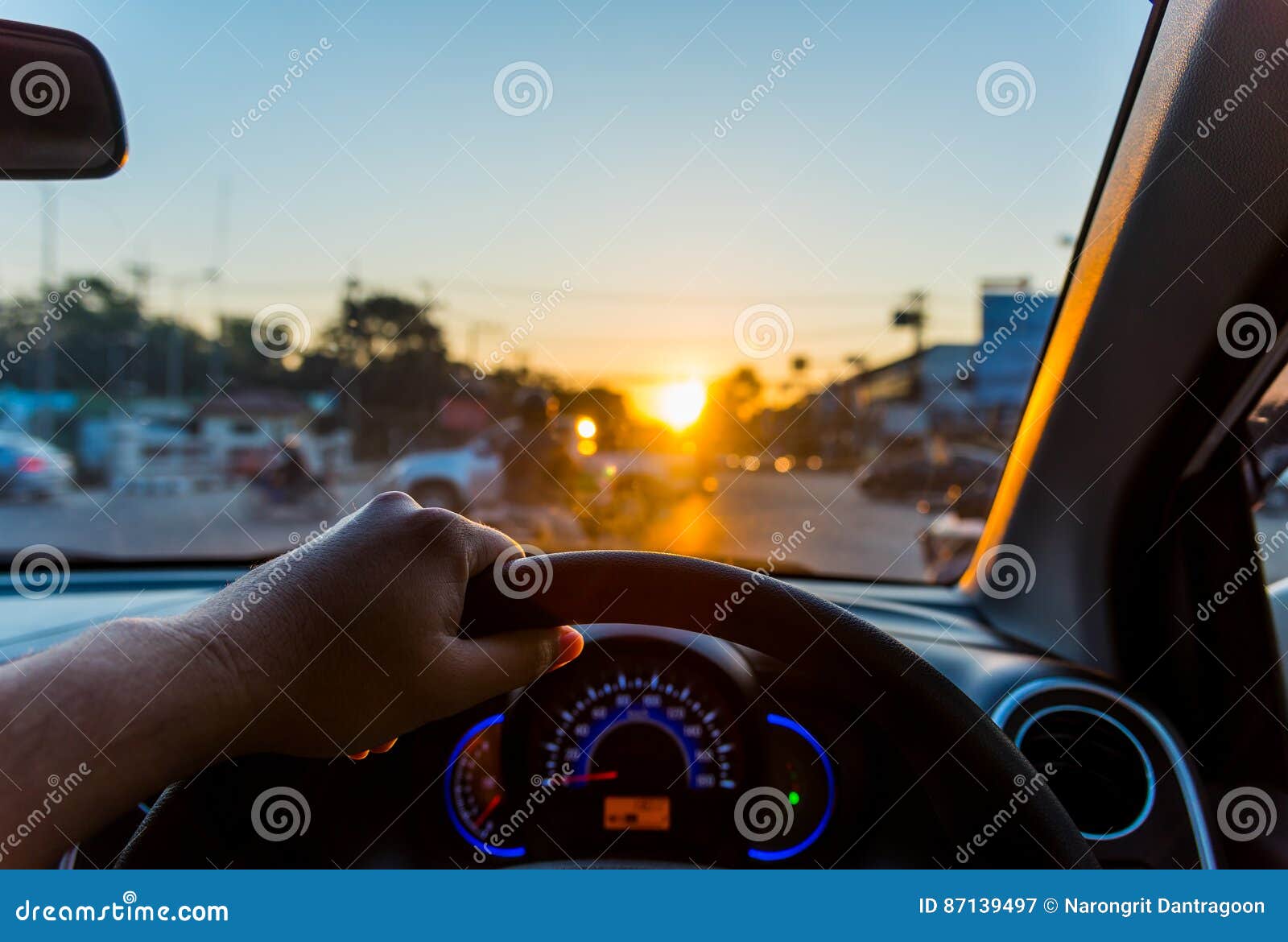 People Driving Car on Day Time . Stock Image - Image of road, speed ...