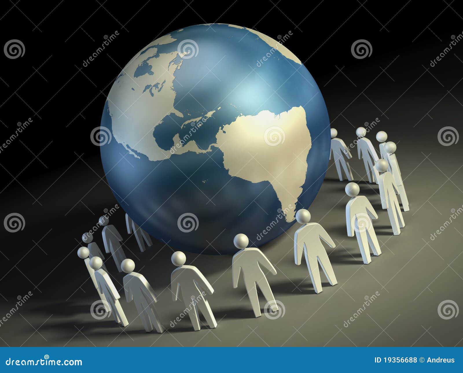 People of the Earth stock illustration. Illustration of continent ...