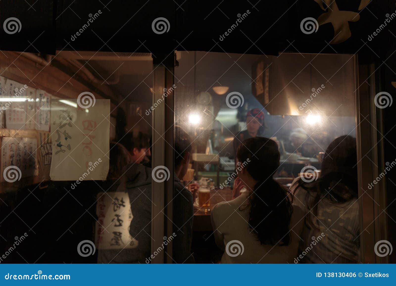 People Eating at a Traditional Restaurant in Tokyo Editorial Photo ...