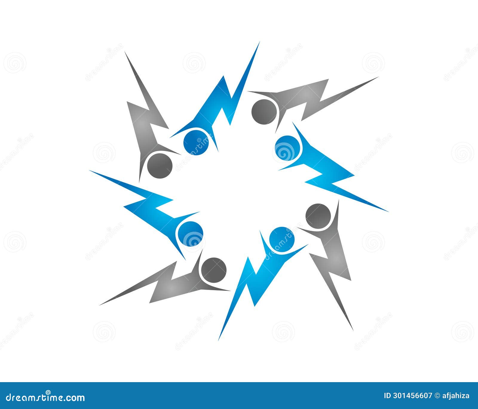 People Electric Commitment Teamwork Together Outline Logo Vector ...