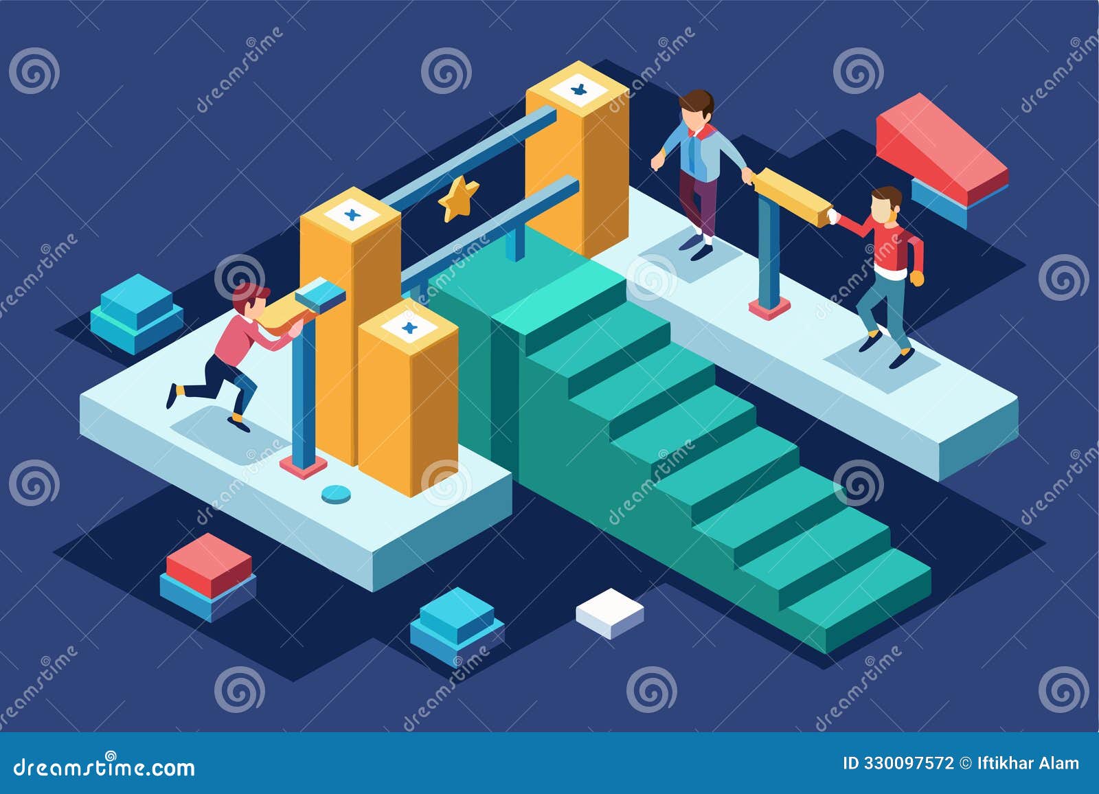 People Engage in Activities To Overcome Obstacles in a Vibrant ...