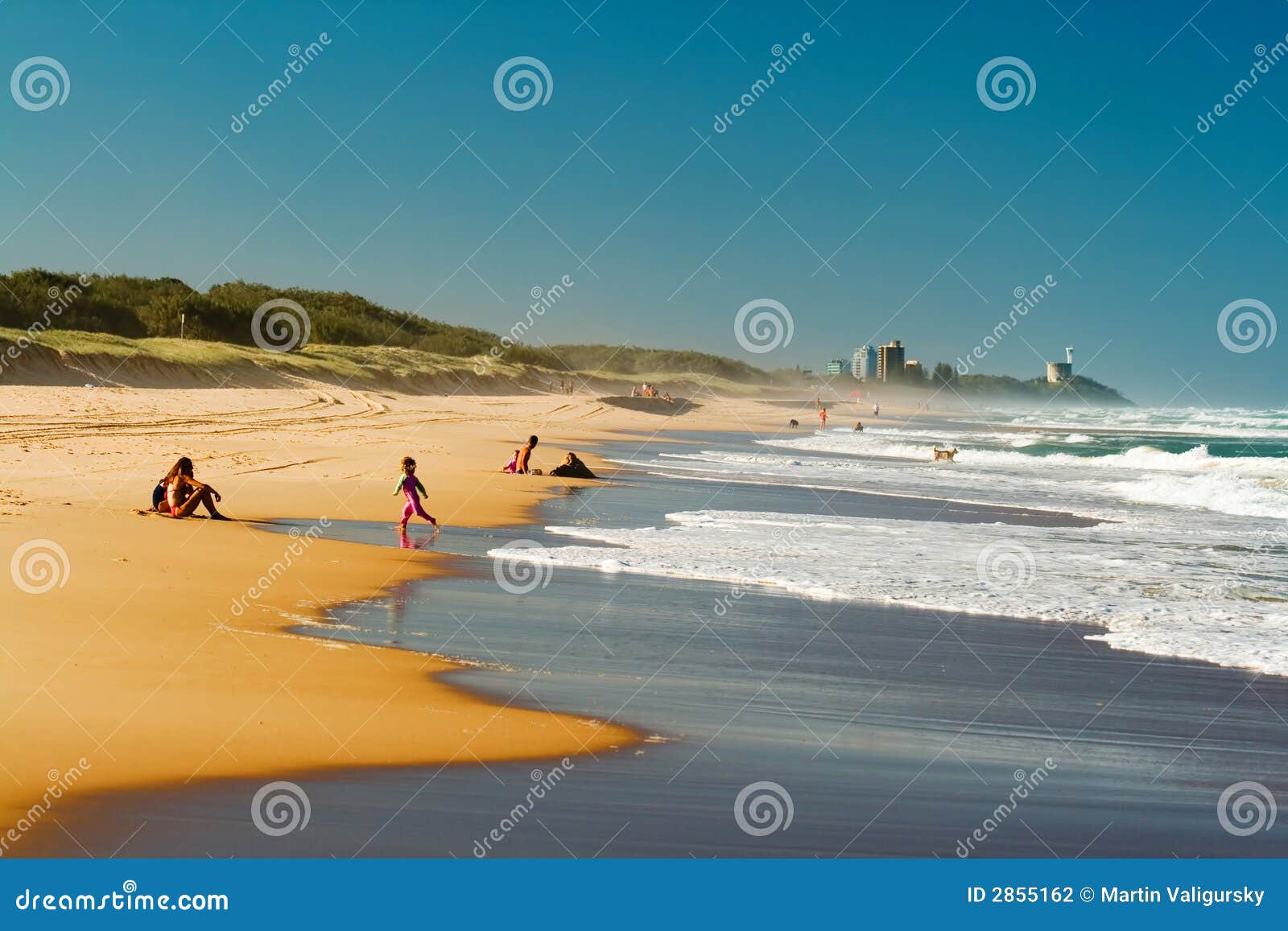 People enjoying the beach stock photo. Image of beach - 2855162
