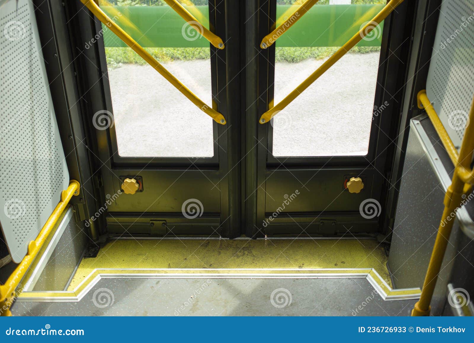 People Entering Public Transport Bus during Summer Time Stock Image ...