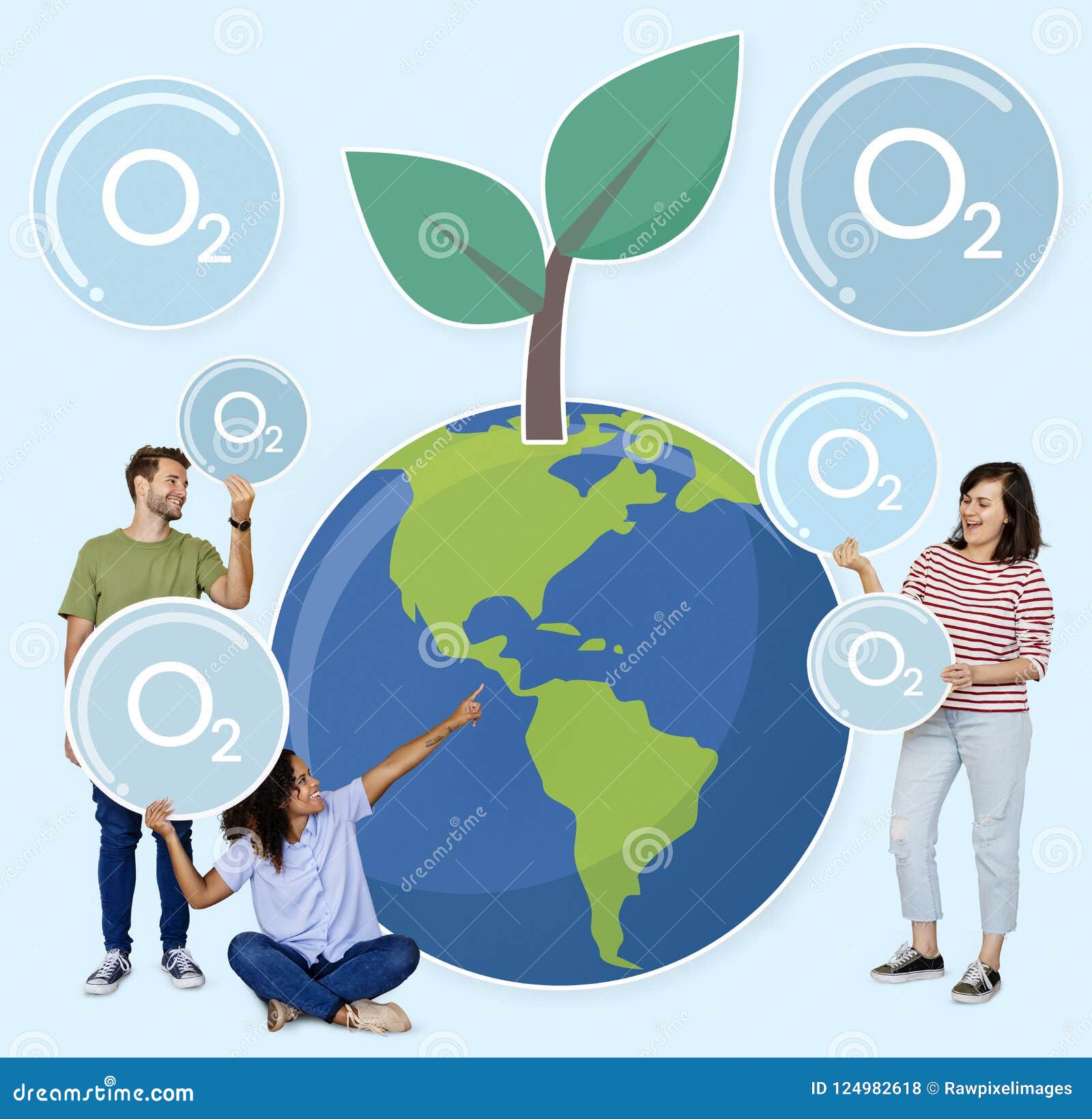 People and Environmental Conservation Icon Stock Photo - Image of ...