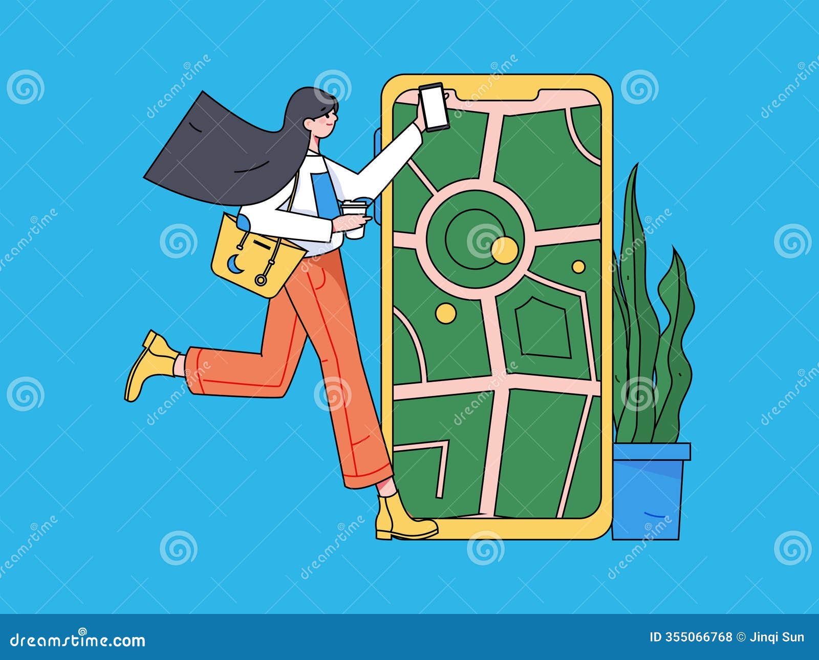 People Exercising Healthy Running Vector Internet Operation ...