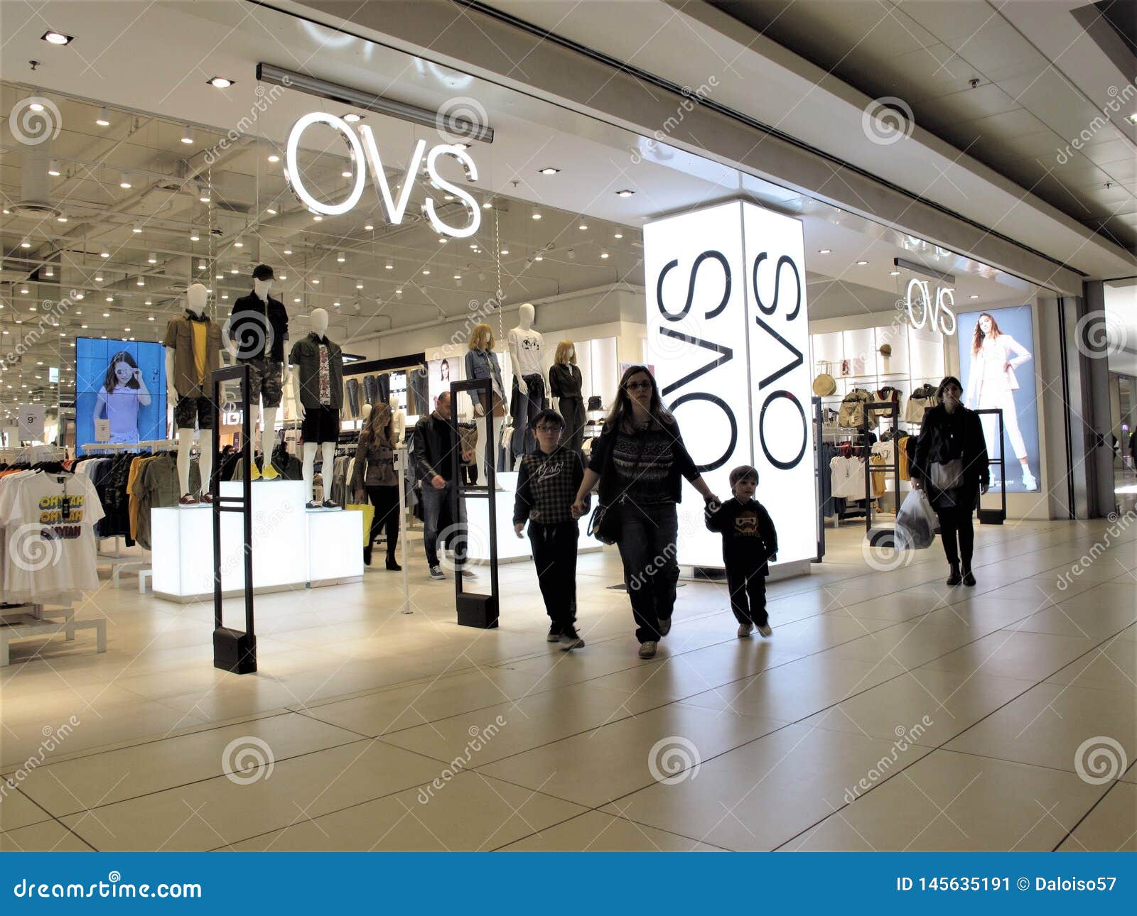 OVS fashion store in Rome editorial photo. Image of fish - 145635191