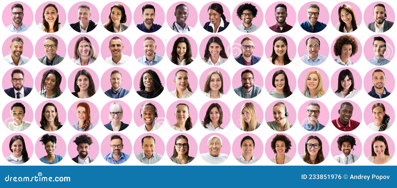 People Face Avatar Collage stock photo. Image of senior - 233851976