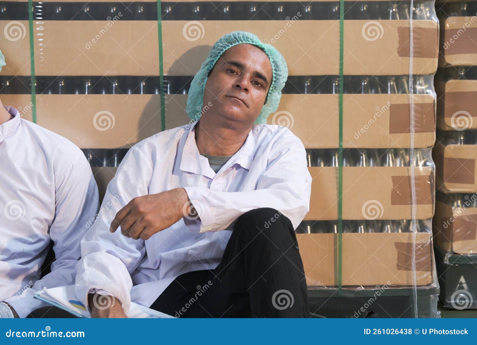 People Factory Worker Tired Form Working Stock Photo - Image of ...
