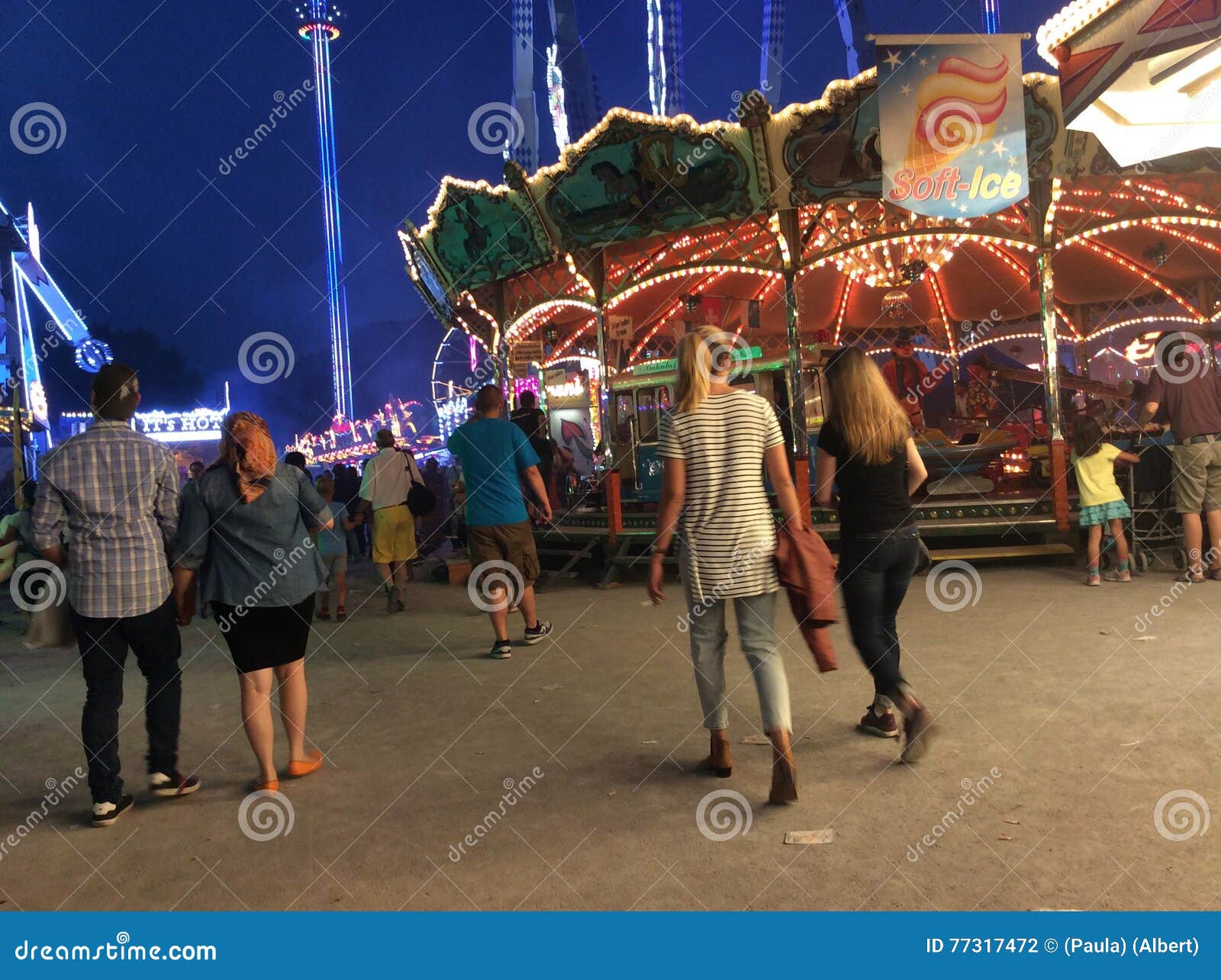 People at a fair editorial photography. Image of people - 77317472