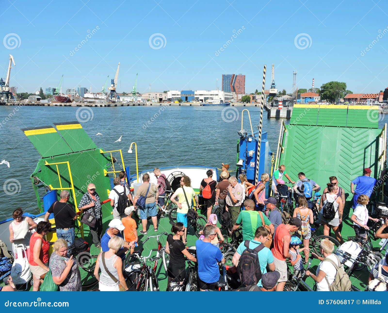 People in ferry editorial photography. Image of lithuania - 57606817