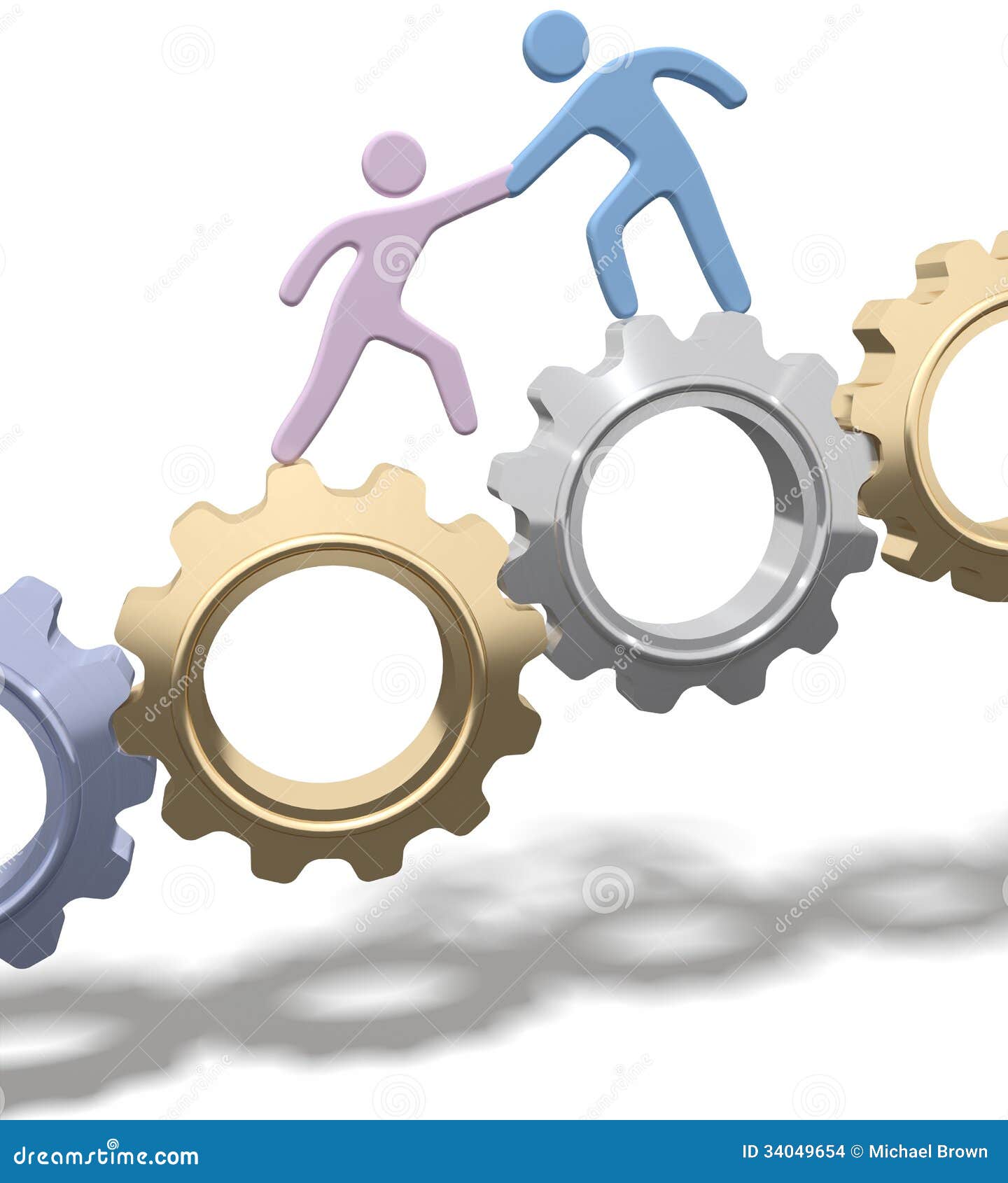 People Find Technology Help Solution Stock Illustration - Illustration ...