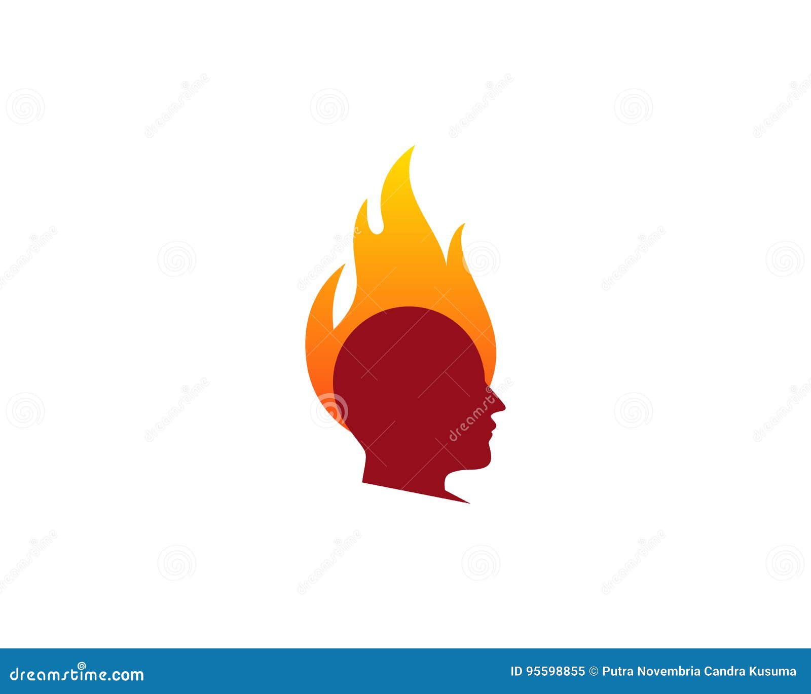 People Fire Flame Icon Logo Design Element Stock Vector - Illustration ...