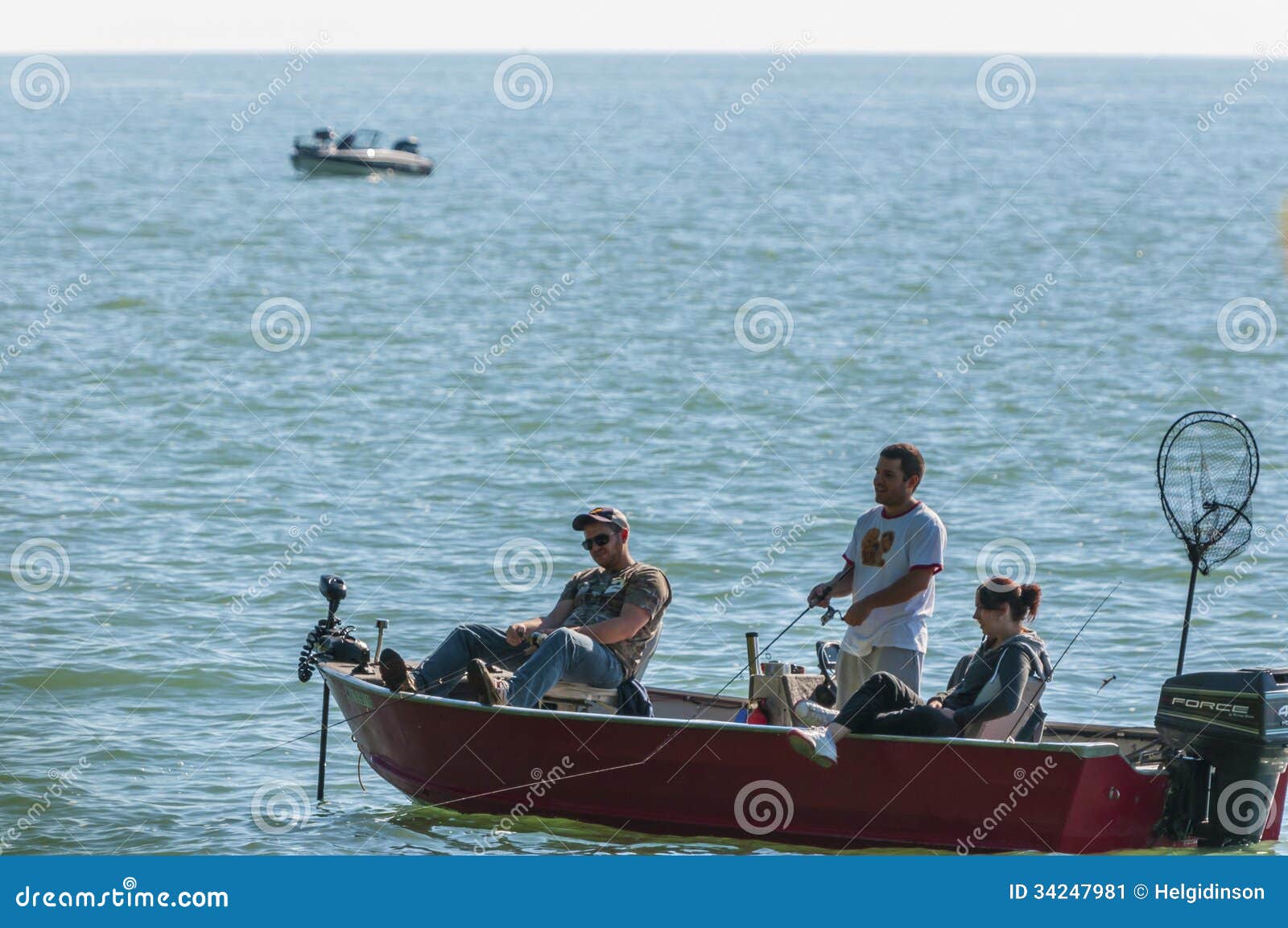 People fishing on a boat editorial photo. Image of catch - 34247981