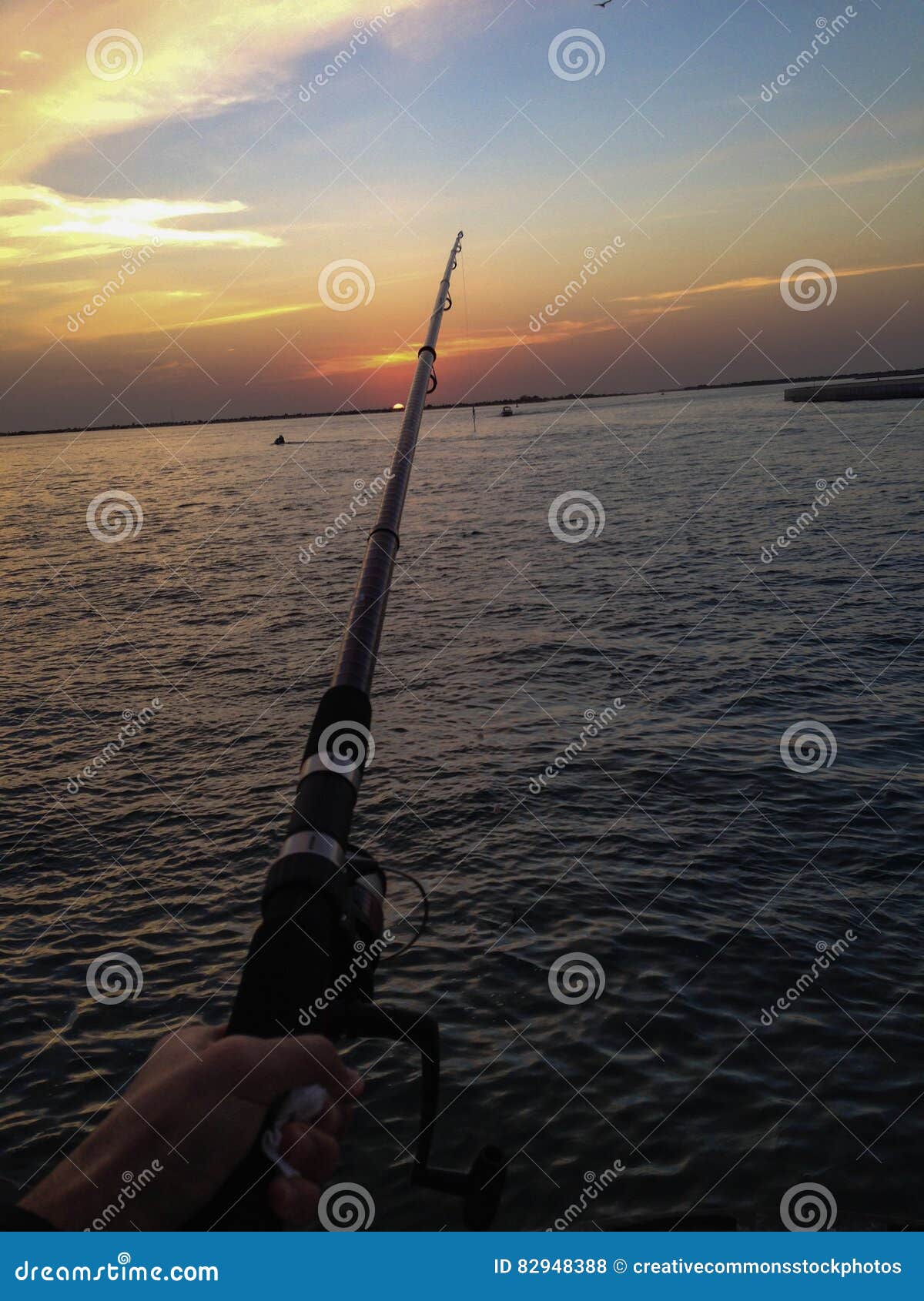 People Fishing On Sea Picture. Image: 82948388