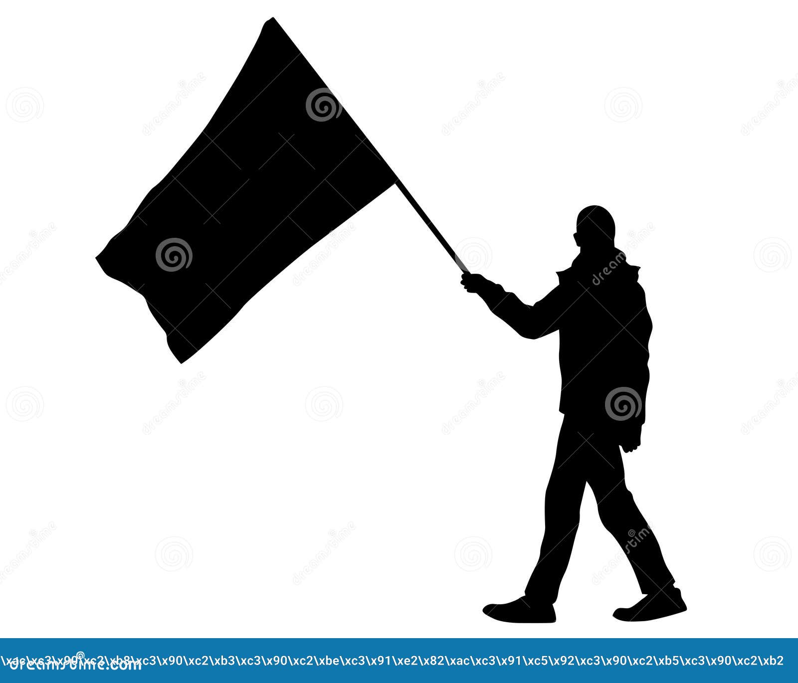 People and flags one stock vector. Illustration of banner - 180240745