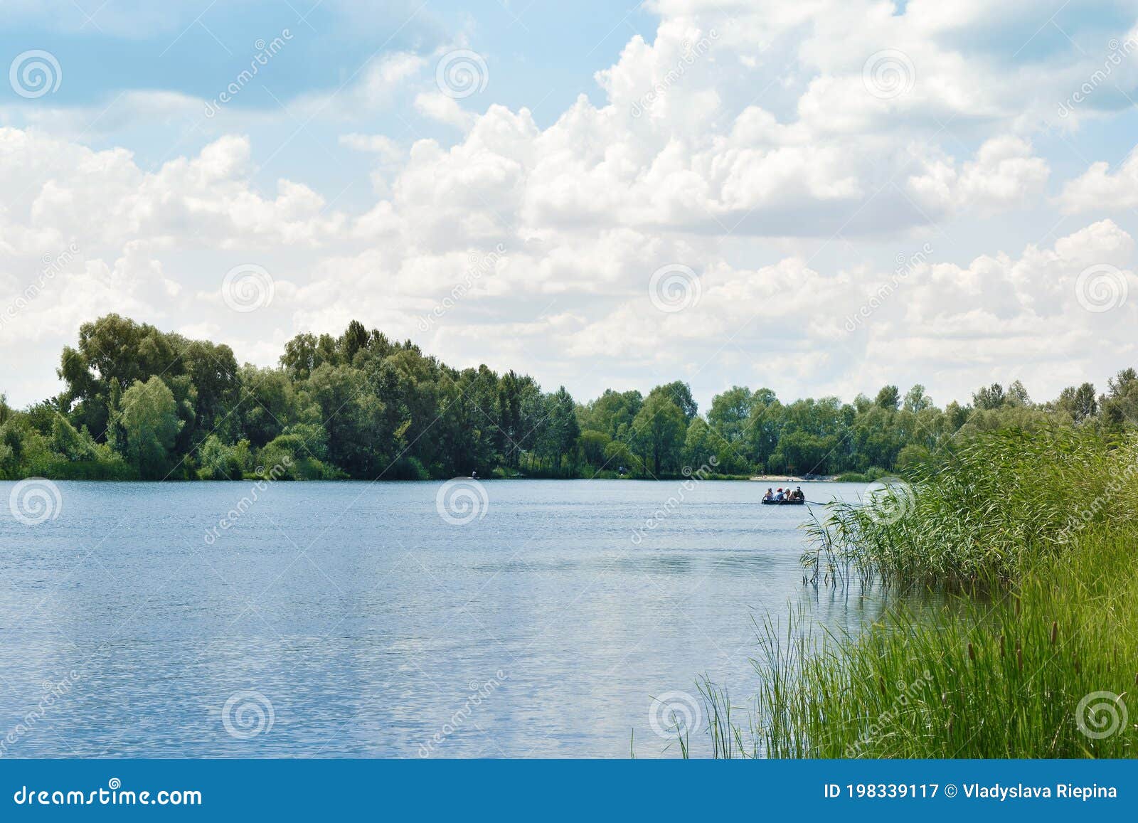 People Float in a Boat on a River Stock Image - Image of marine, river ...