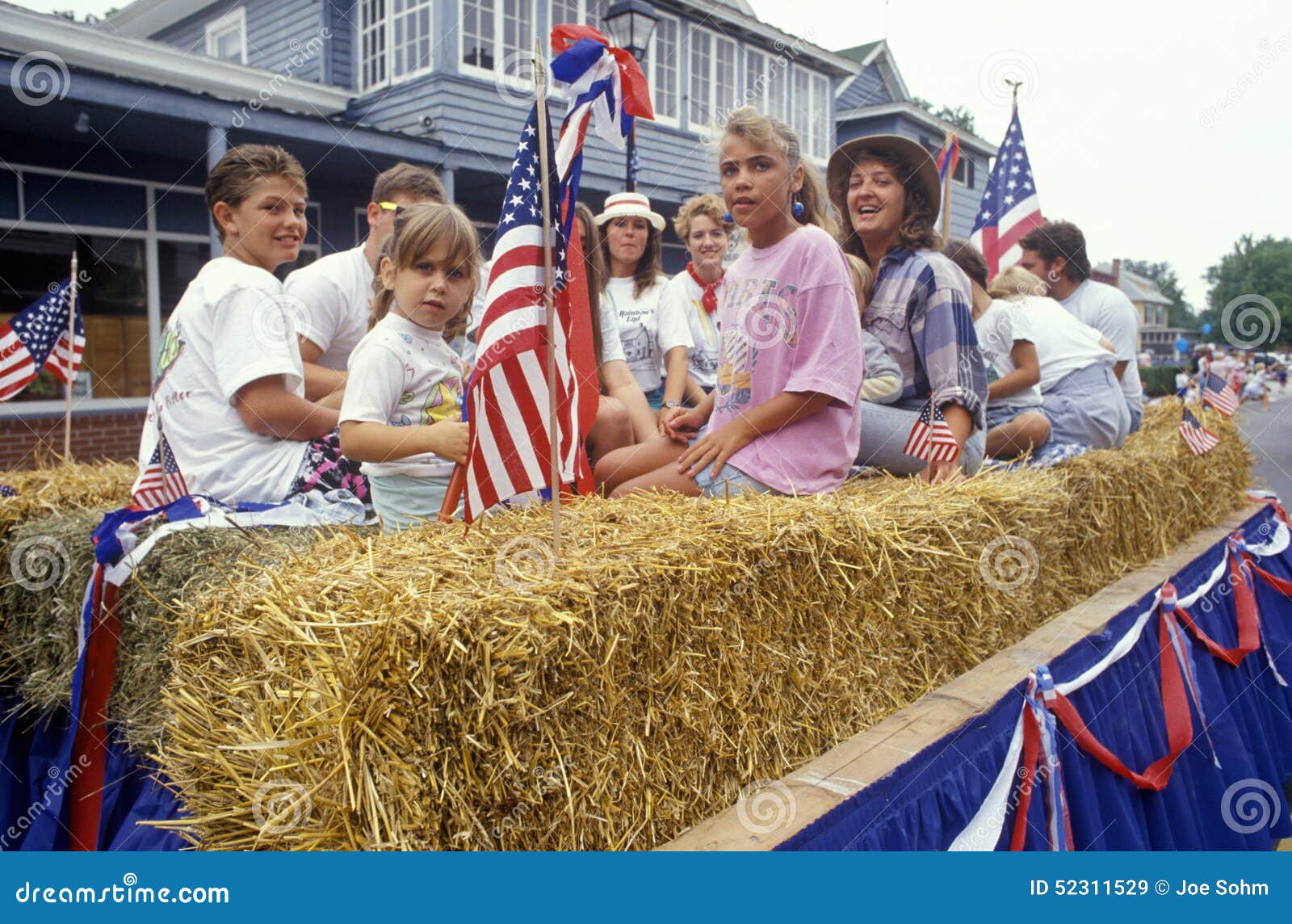 Rock Hall Senior Citizens Marching In July 4th Parade, Rock Hall ...