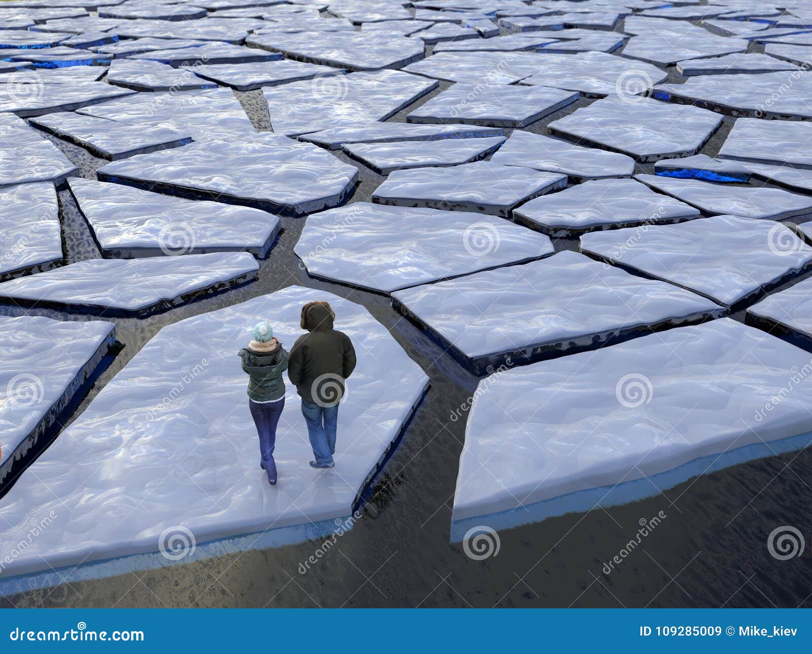 People Floating In Air. Flying Male And Female Characters Floating In ...