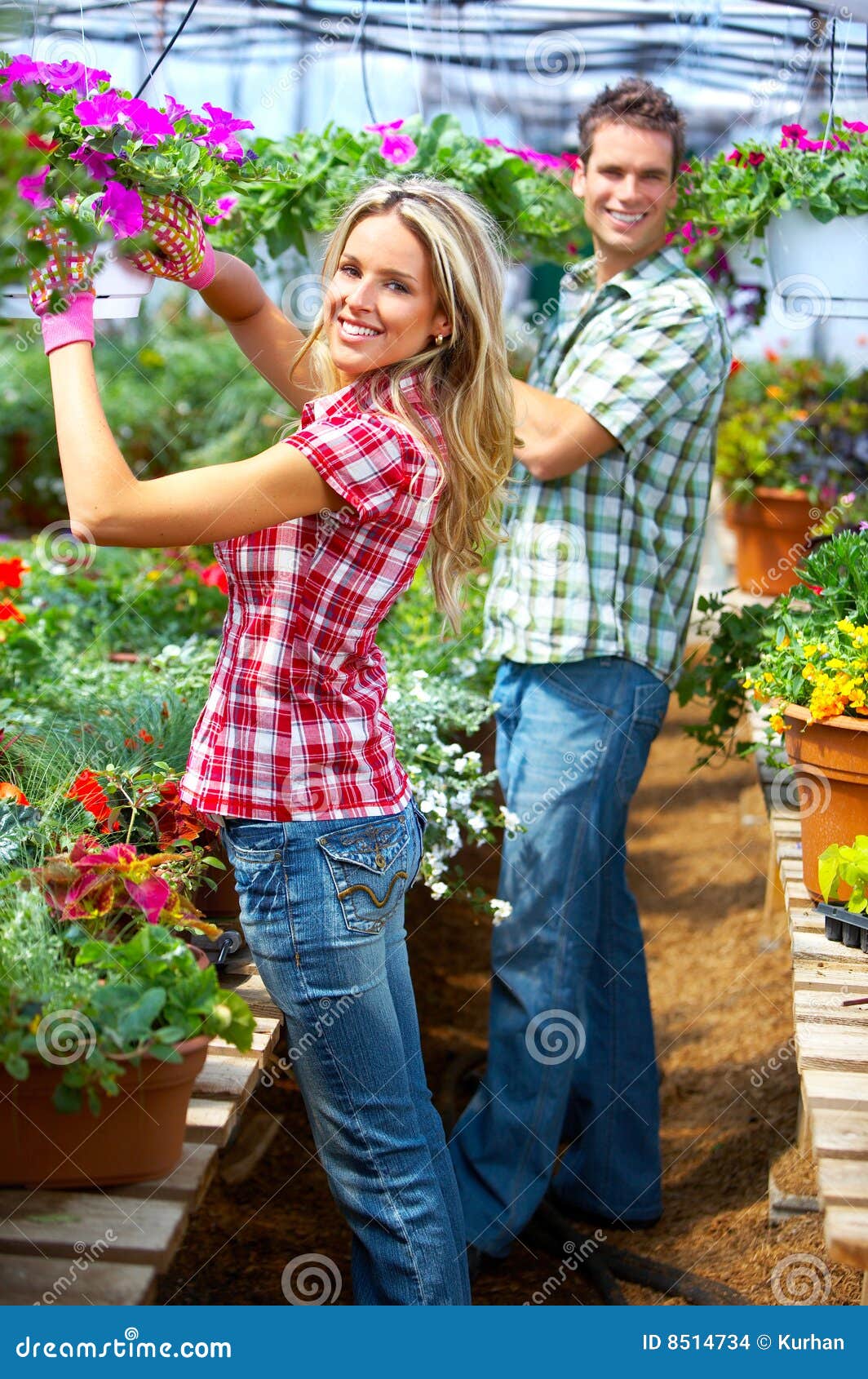 People florists stock photo. Image of florist, graft, flower - 8514734