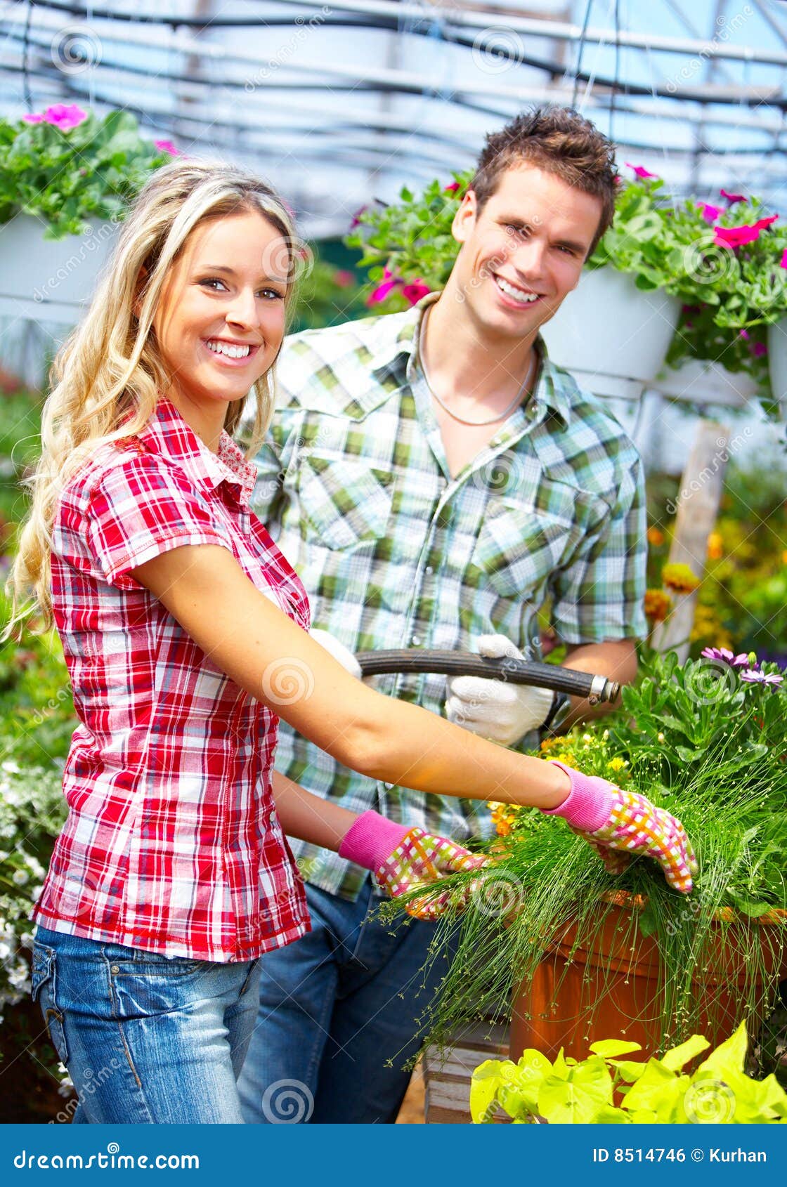 People florists stock photo. Image of female, house, gardener - 8514746