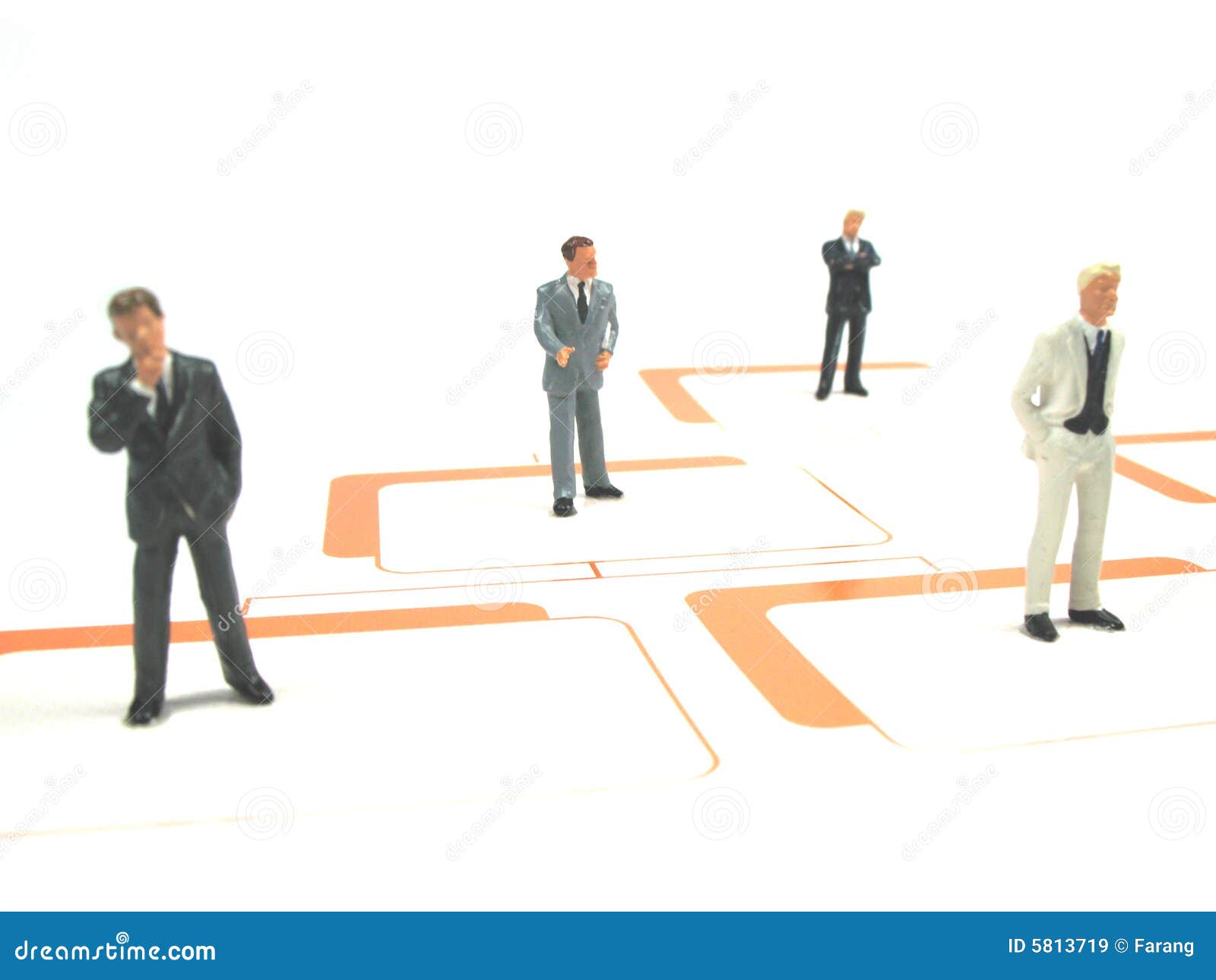 People in flowchart stock image. Image of boss, flowchart - 5813719