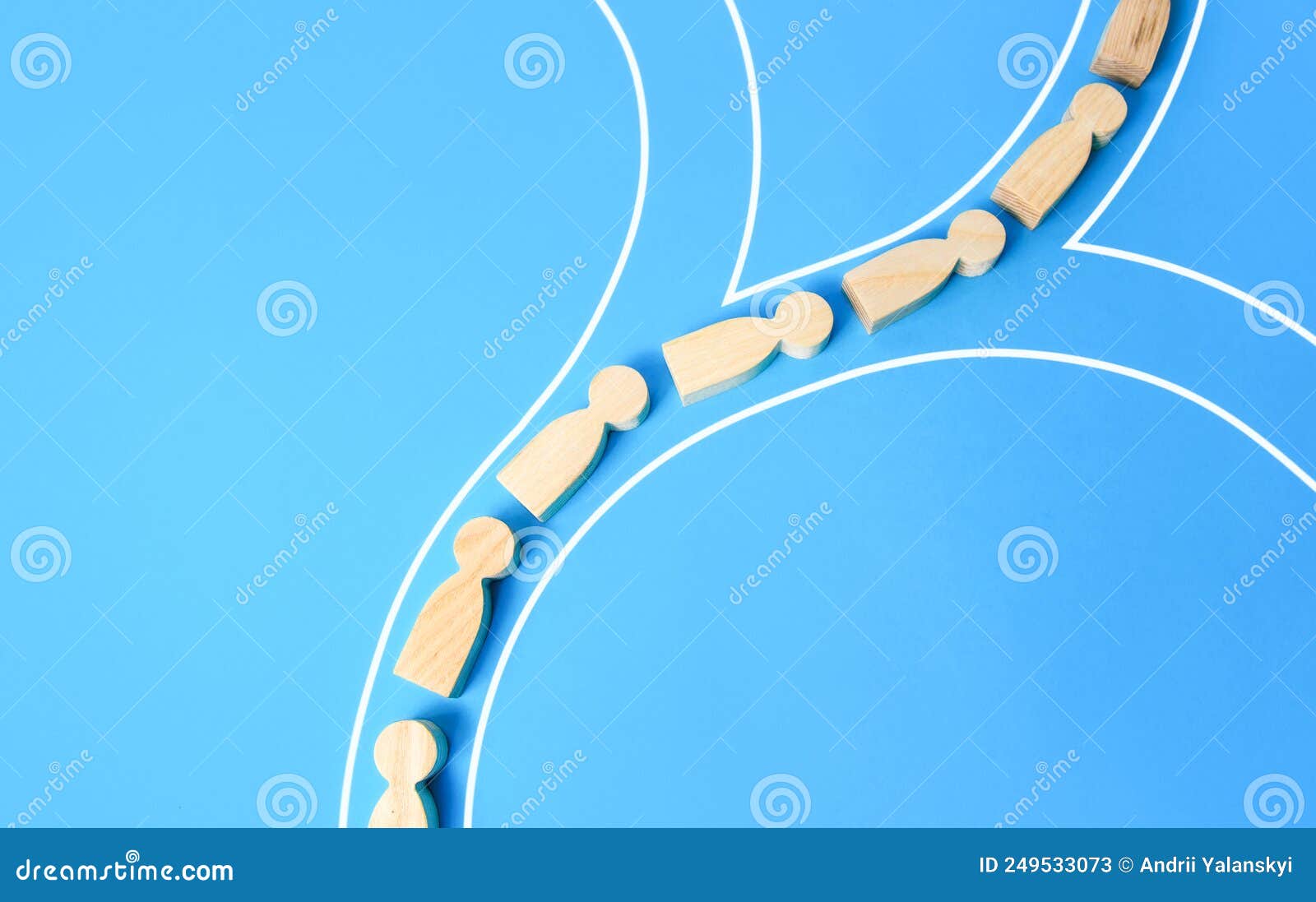 People Follow the Same Direction. Branching Out in Different Directions ...