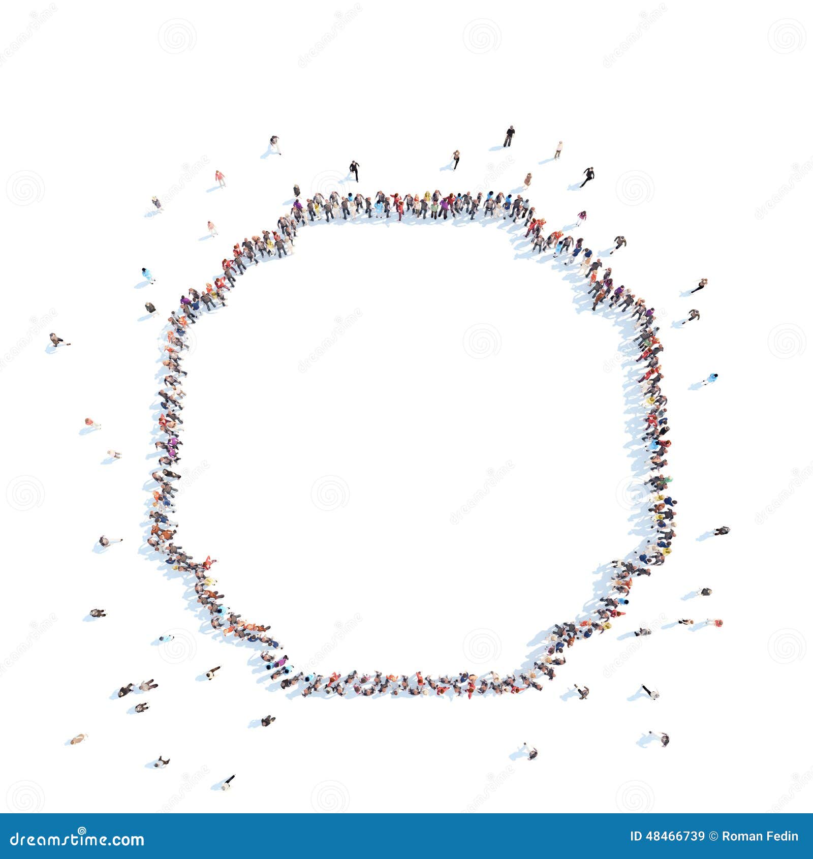 People in the Form of Frame. Stock Illustration - Illustration of ...