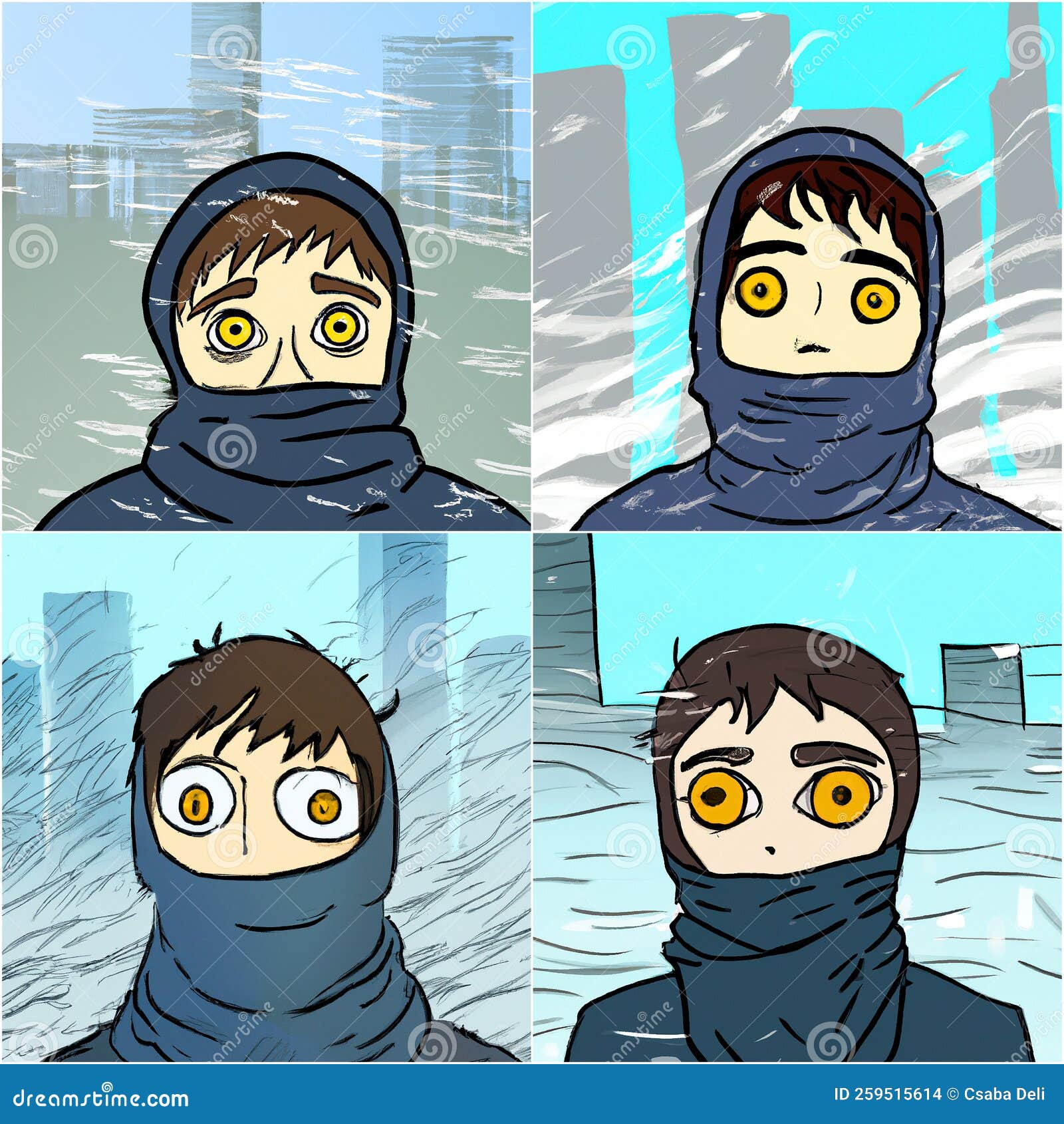 Winter Wind Air Motion Effect Isolated On Transparent Background ...