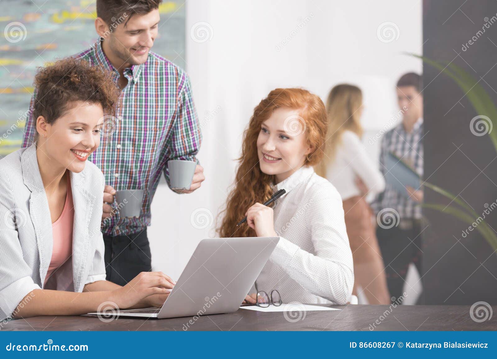 People and friendly office stock image. Image of color - 86608267