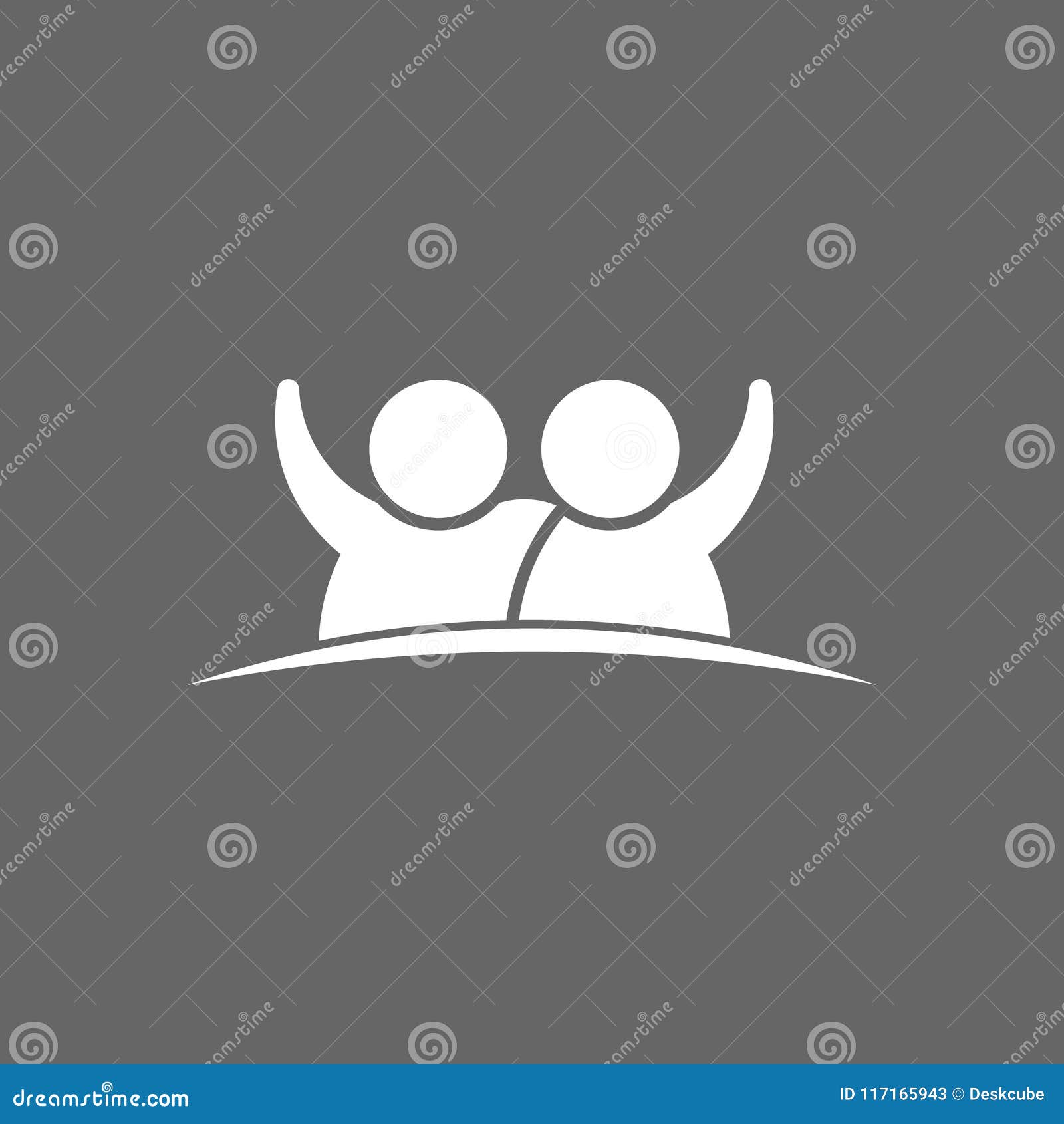 People Team Winners. Vector Illustration Stock Vector - Illustration of ...