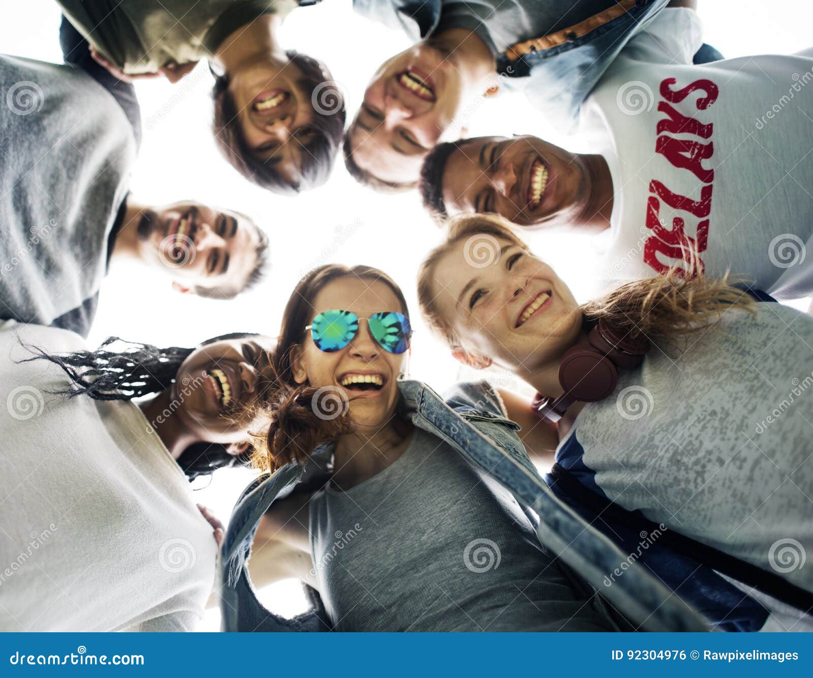 People Friendship Togetherness Huddle Team Unity Concept Stock Photo ...