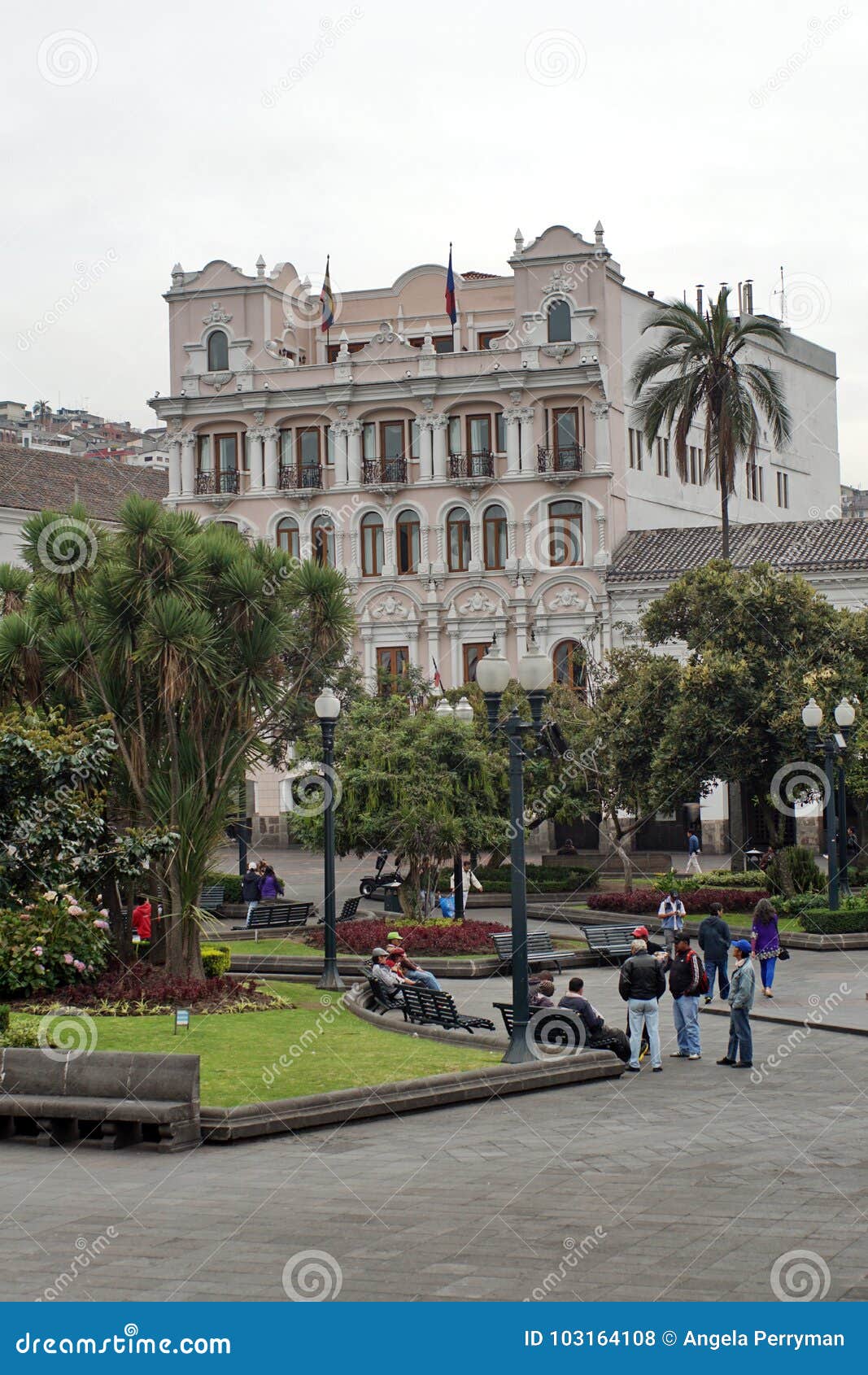 Independence Square in Quito, Ecuador Editorial Stock Photo - Image of ...
