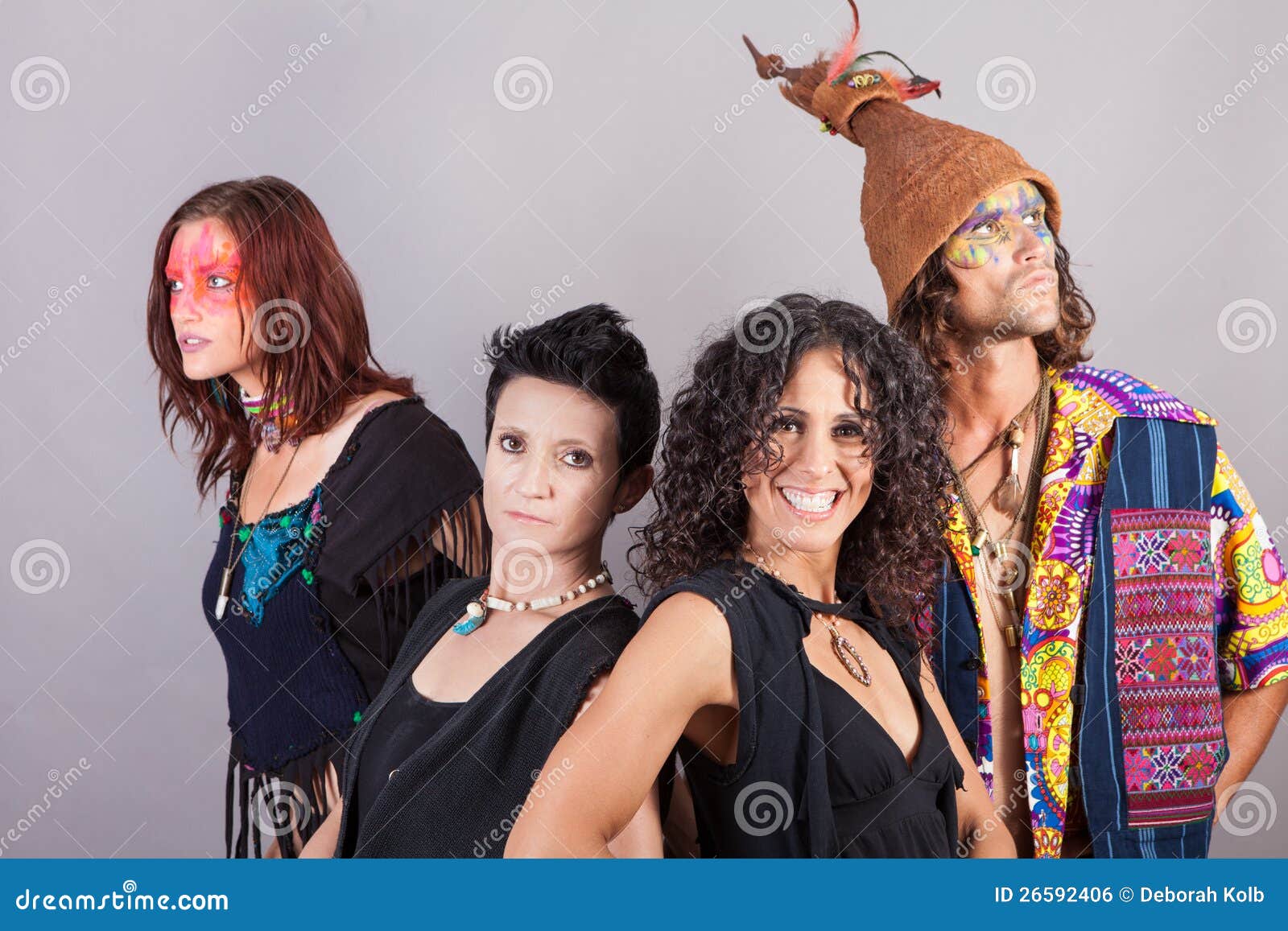 People in Funky outfits stock photo. Image of carnival - 26592406