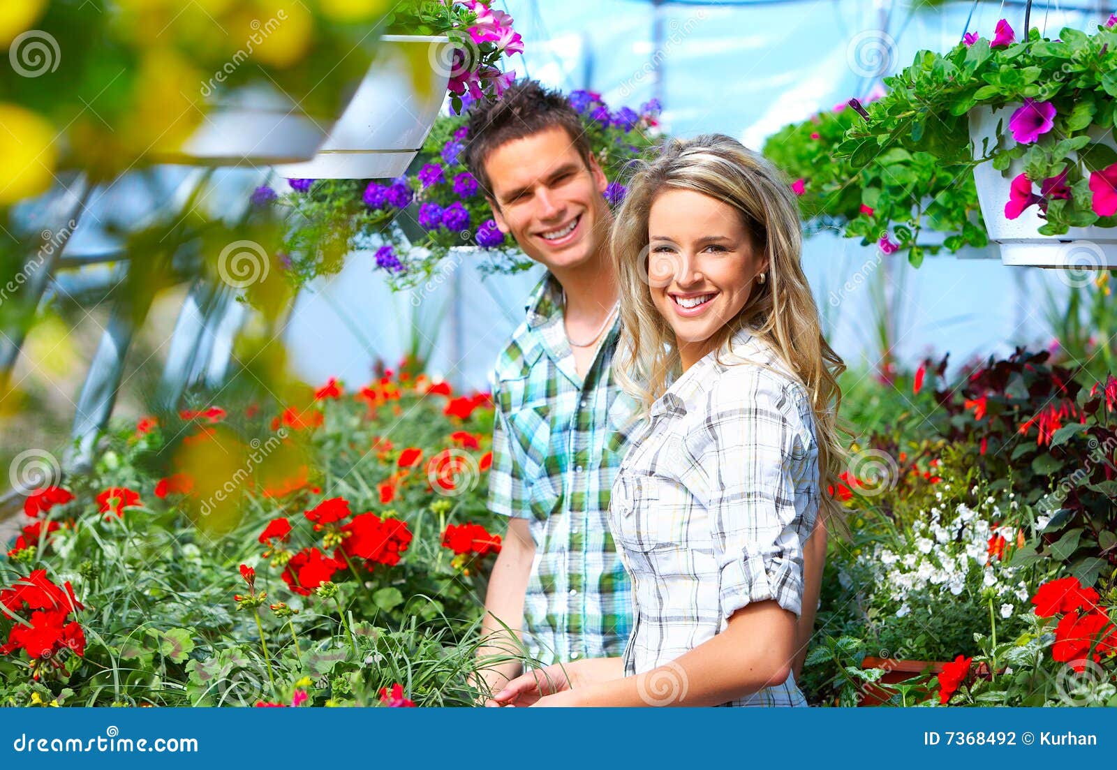 People in the garden stock photo. Image of colourful, house - 7368492