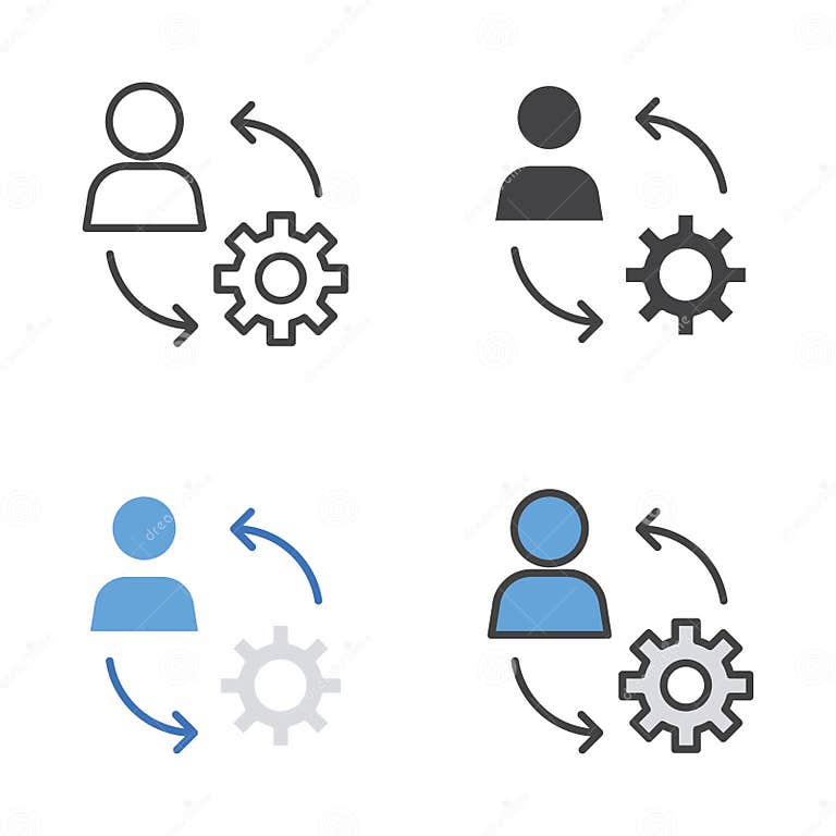 Manager Resources Development. Management Icon Stock Vector ...