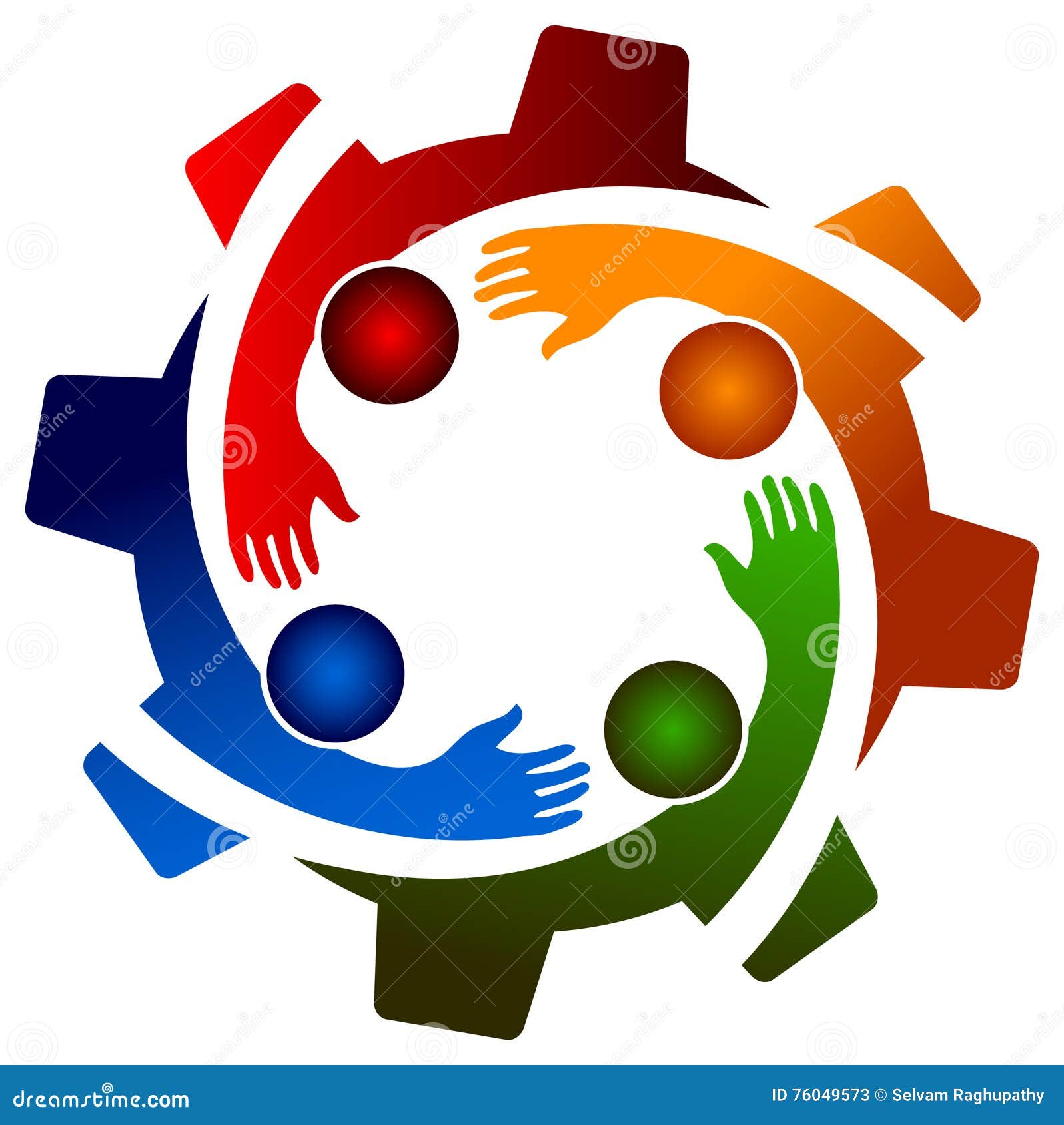 People With Gear Icon In Comic Style. Person Cogwheel Cartoon Vector ...