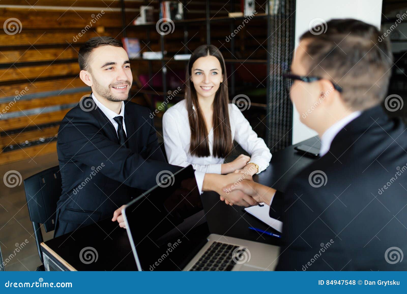 People Get an Agree in Signature of Contract. Stock Photo - Image of ...