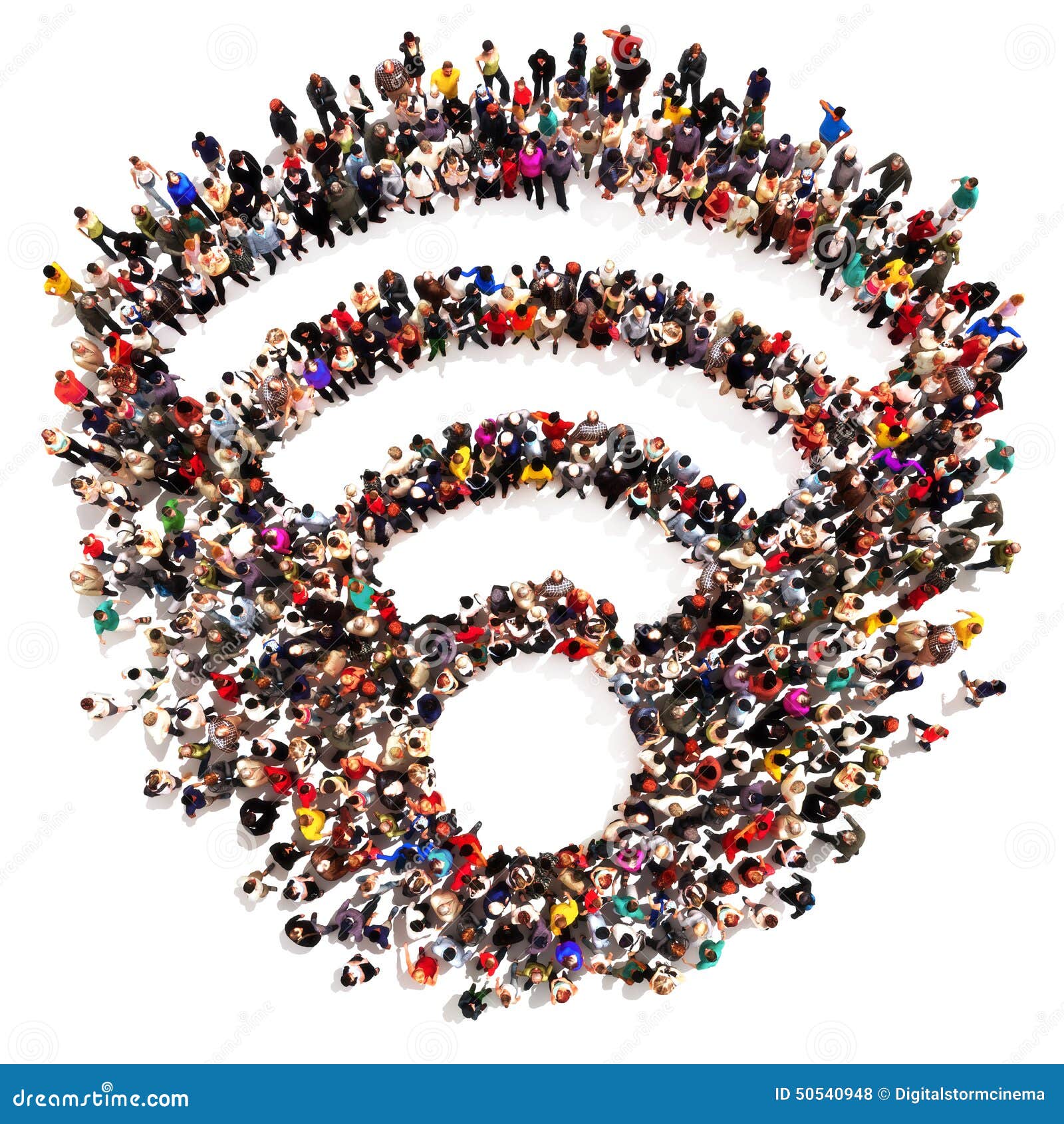 People getting connected. stock illustration. Illustration of ...