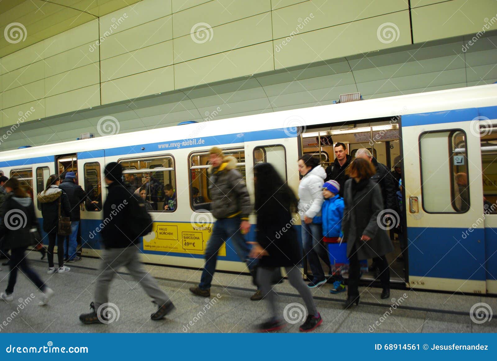 Train Coming Off Of The People