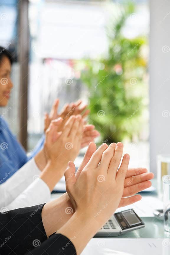 People giving applause stock photo. Image of appreciation - 10755104